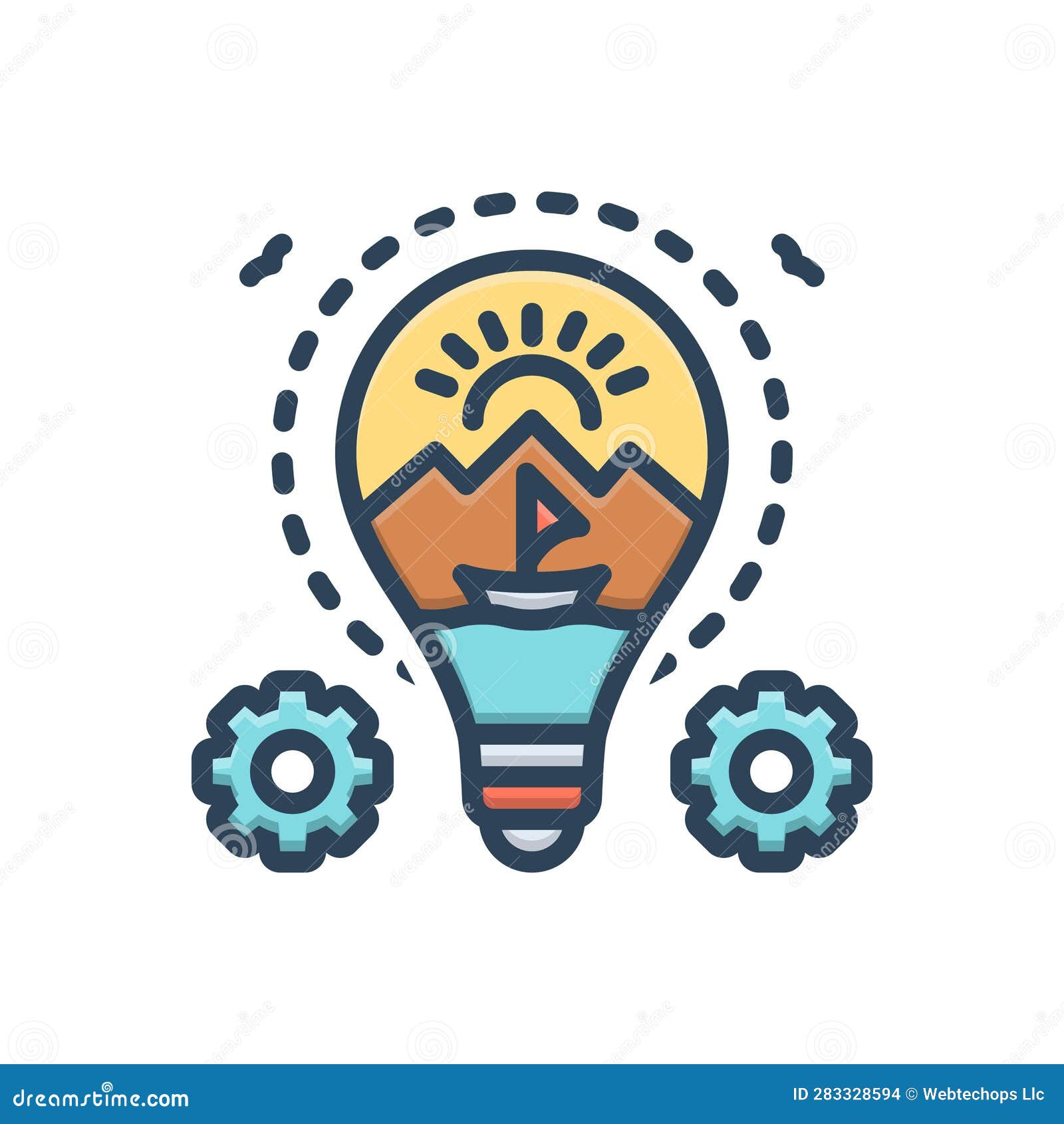 Concepts Of Idea. Sketches Cartoon Vector | CartoonDealer.com #65394237