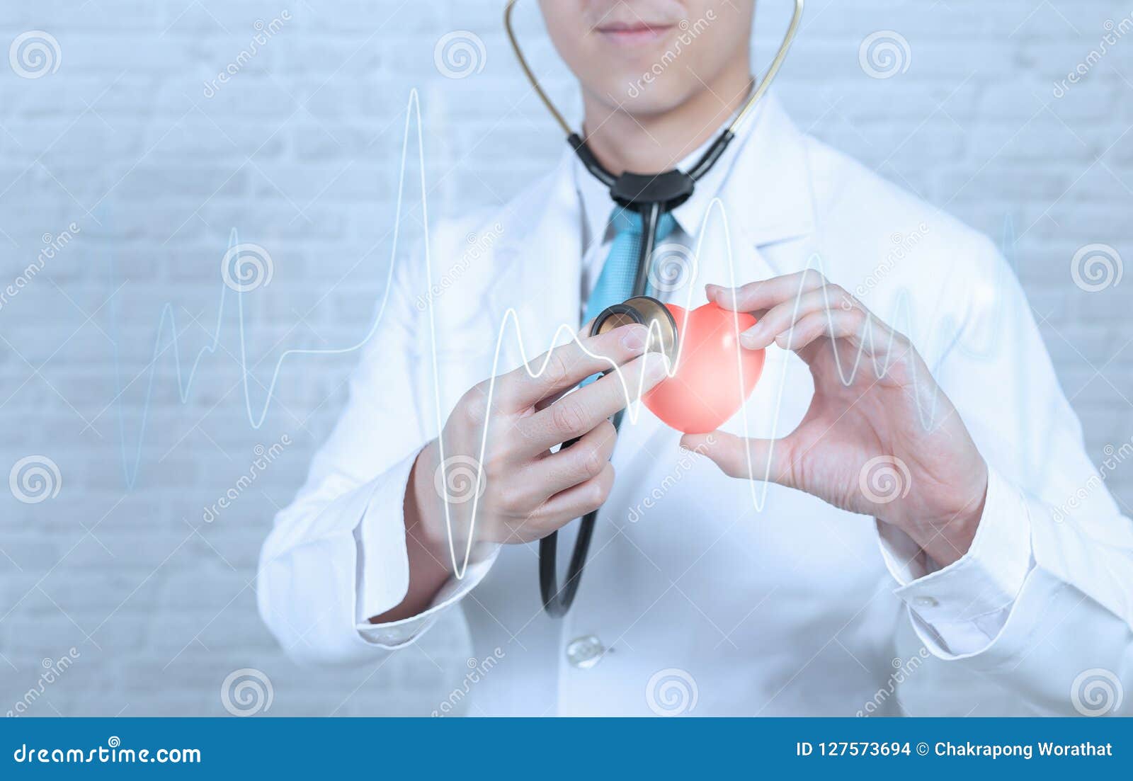 Concepts of Modern Technologies, Doctor Diagnostics of the Heart Stock ...