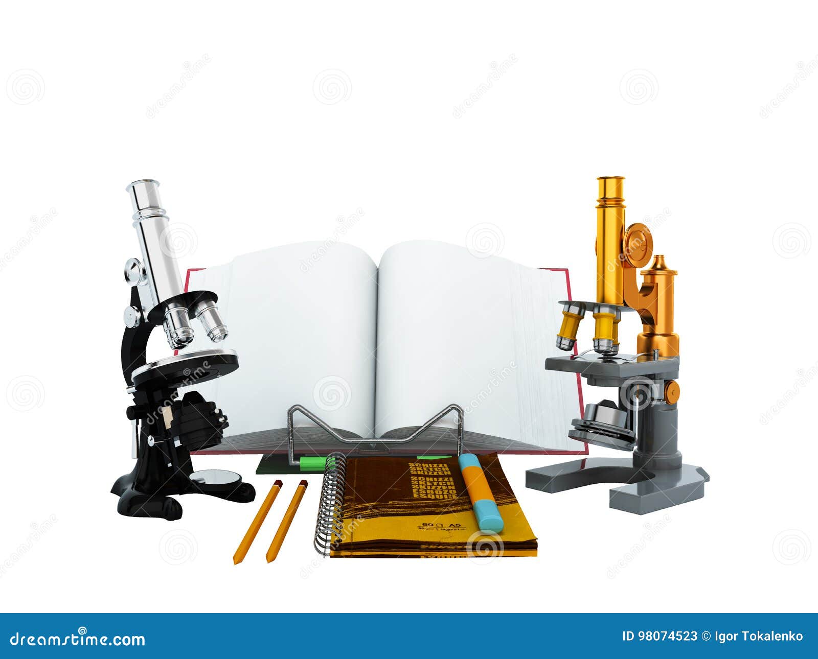 Biology Microscope Icon Vector Isolated On White Background, Biology ...