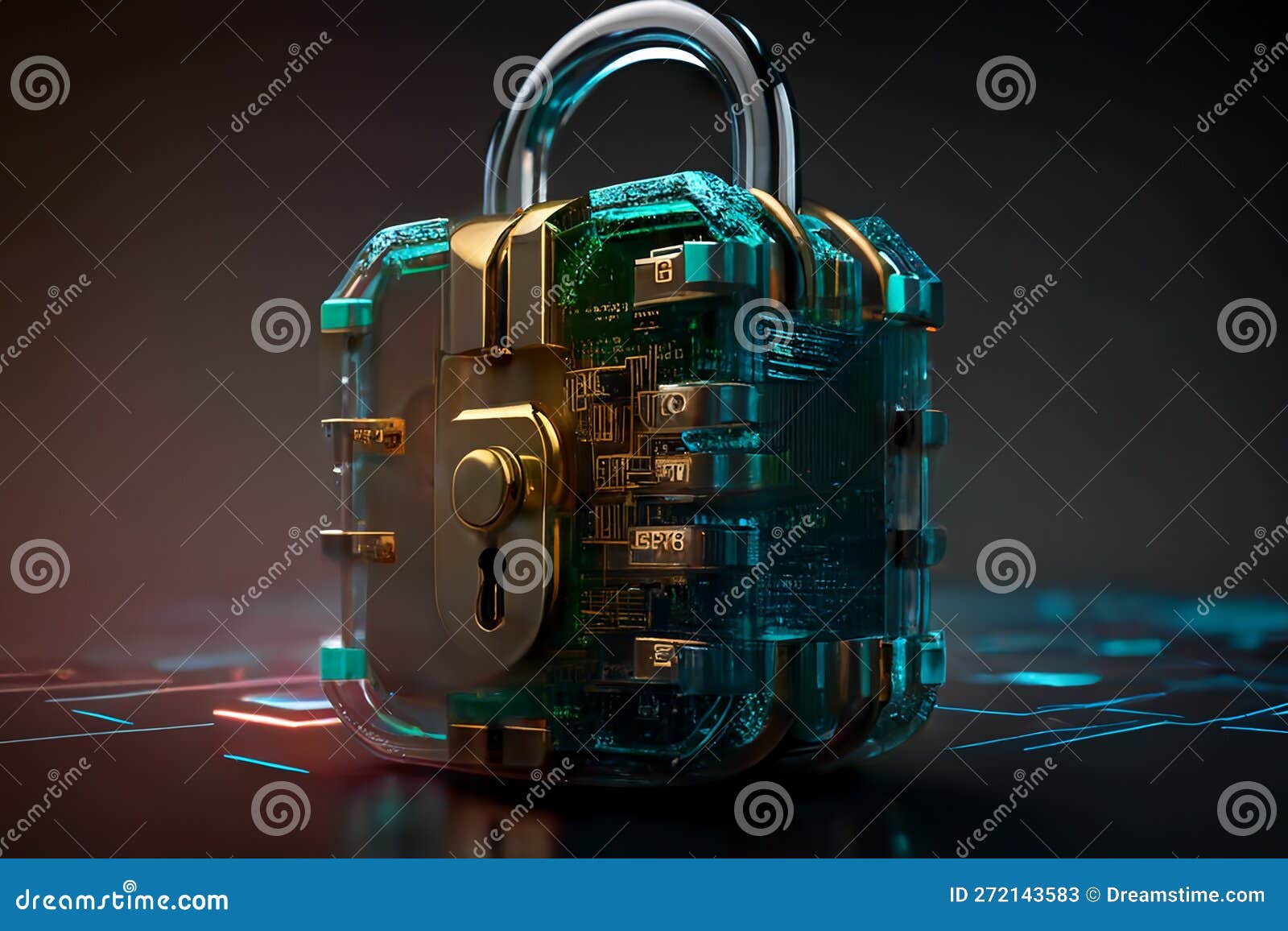 The Concepts of Security and Data Privacy, the Lock Symbol and Internet ...