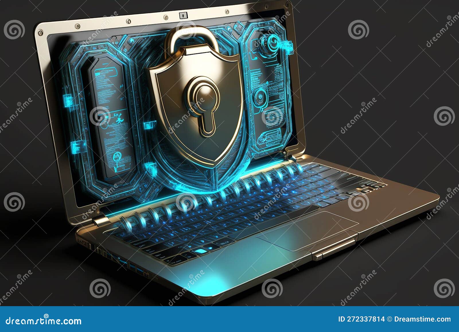 The Concepts of Security and Data Privacy, the Lock Symbol and Internet ...