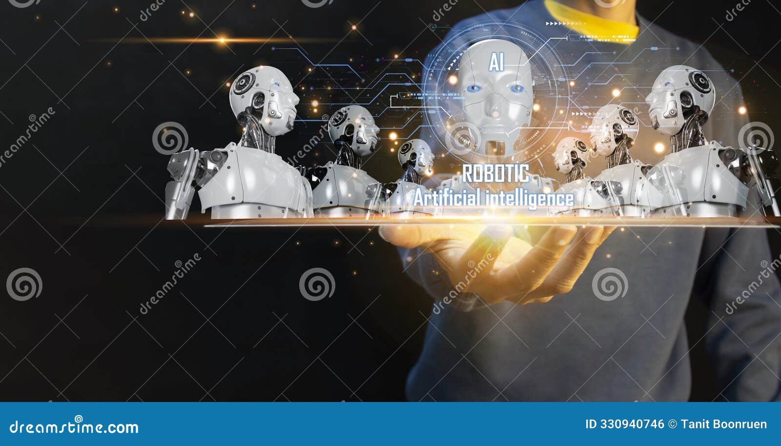 Concepts of Technology and People Using AI To Help with Work, Learning ...