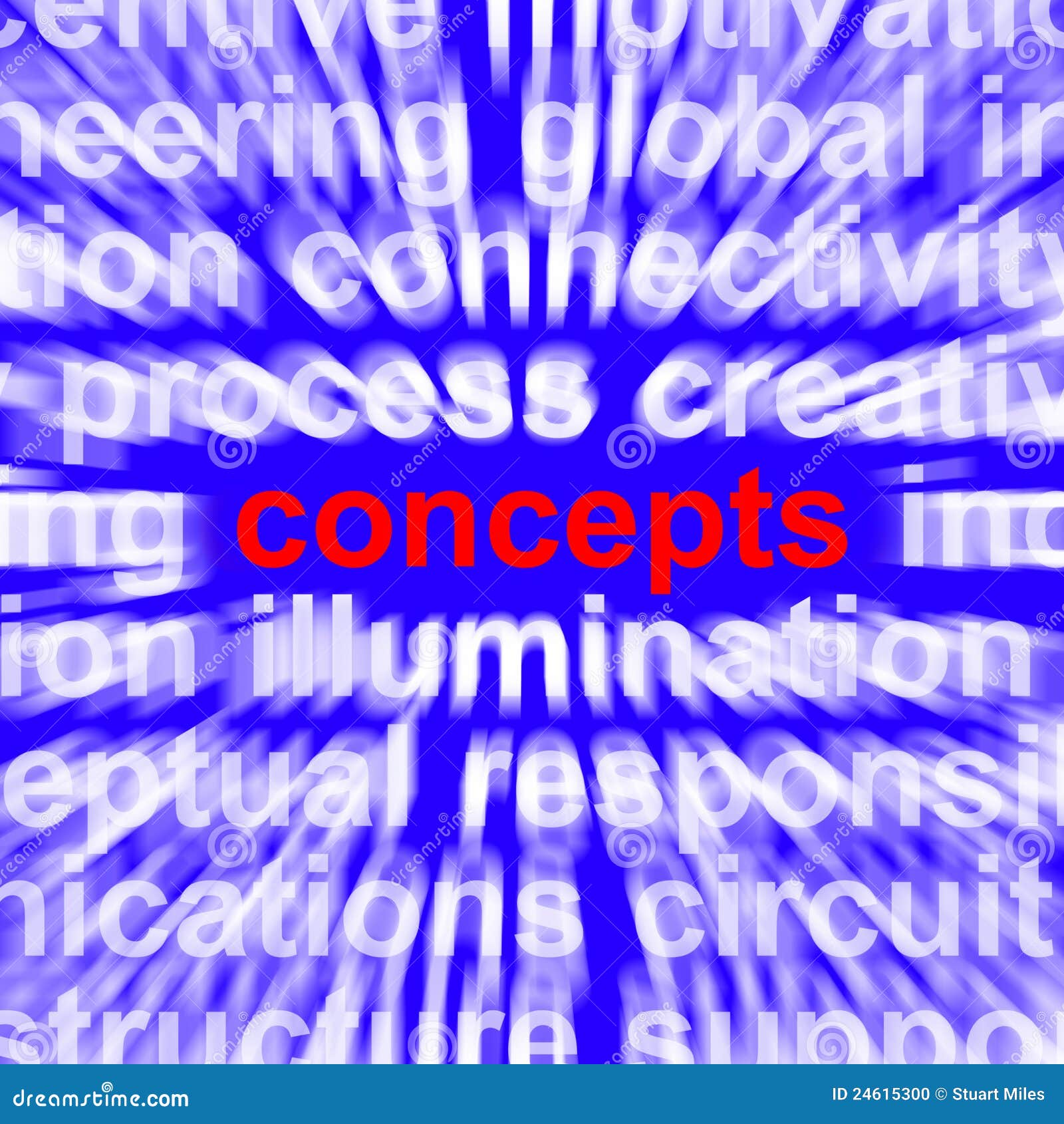 Concepts Word Representing New Ideas Stock Illustration - Illustration ...