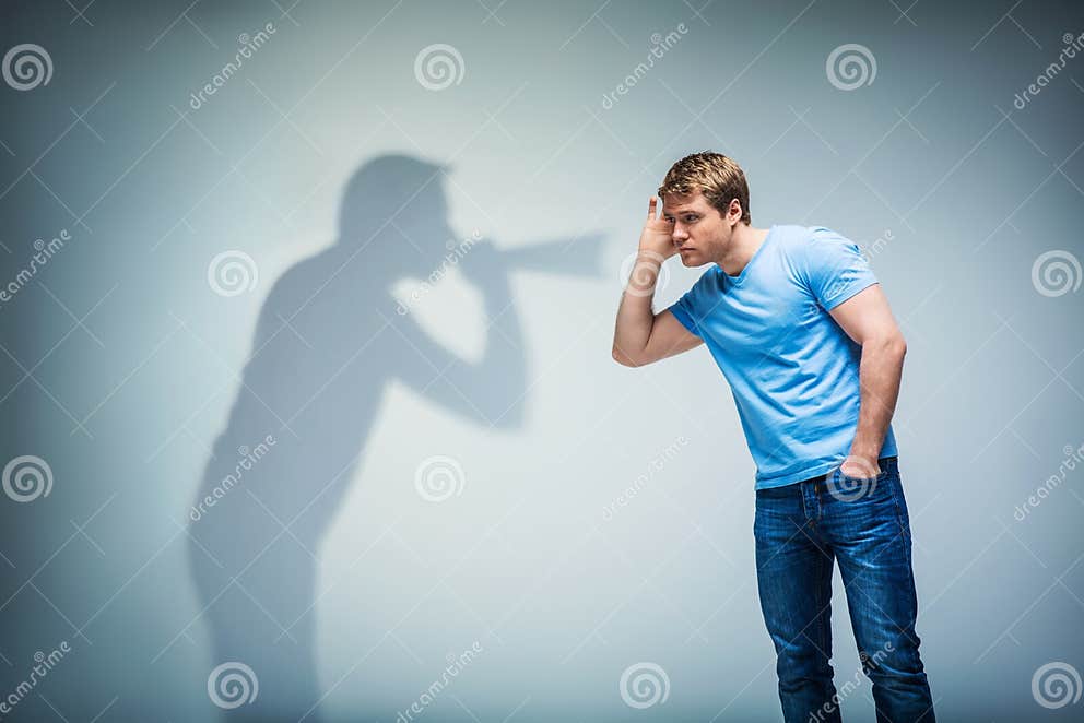 Concepts stock photo. Image of caucasian, adult, silhouette - 45791546