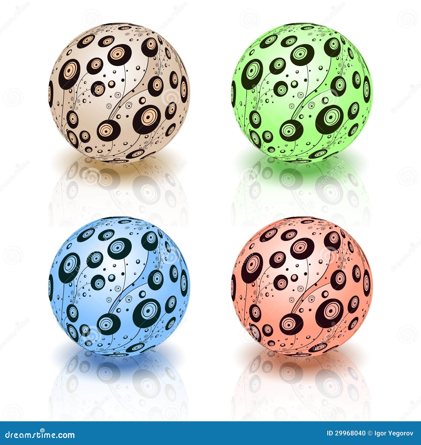 Conceptual Apps Icons or Logos (as Asteroids). Stock Vector ...