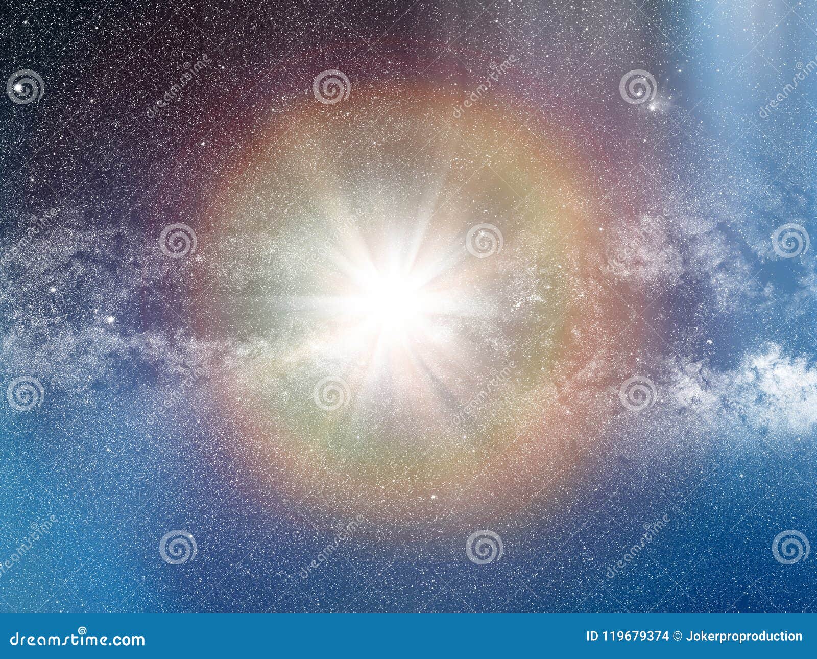Abstract lights in space stock illustration. Illustration of enigma ...
