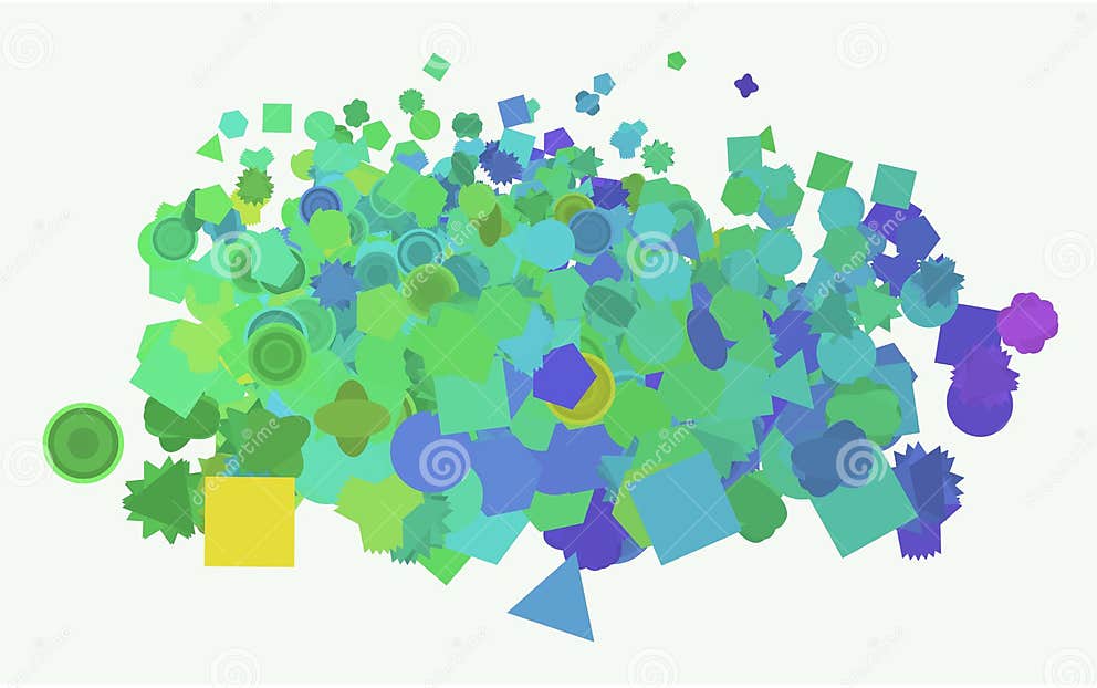 Conceptual Background Mixed Pattern for Design. Effect, Messy, Web ...