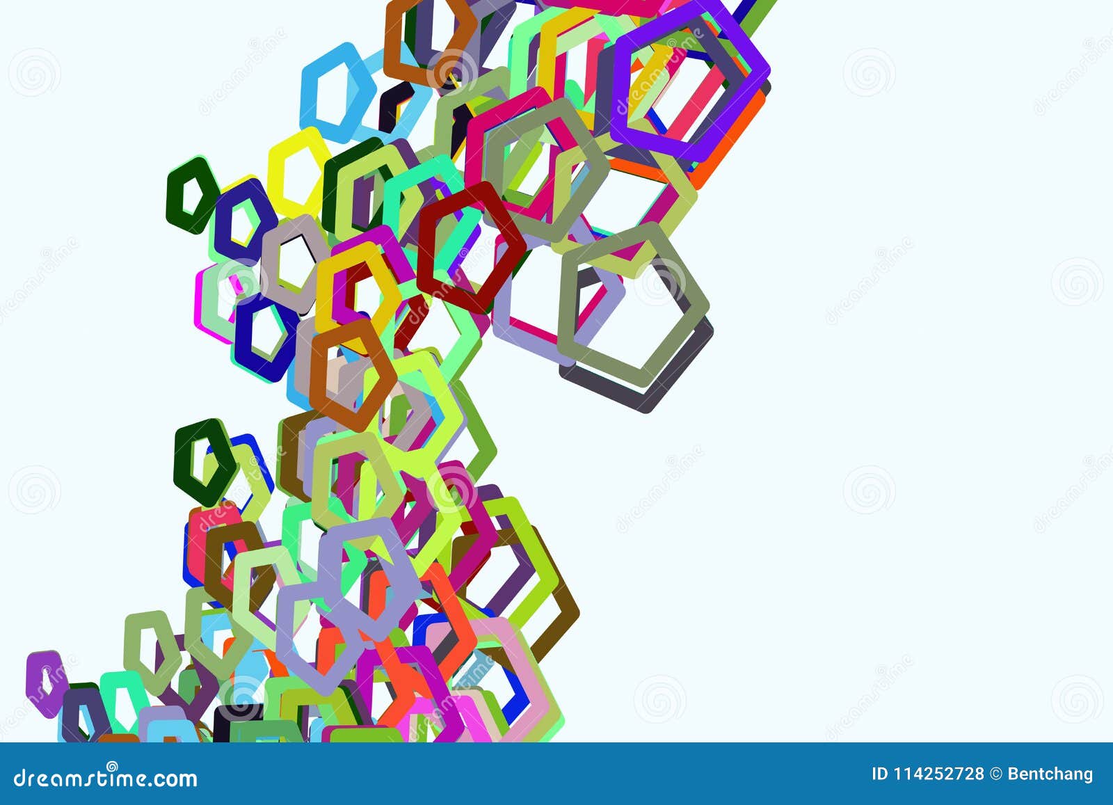 Conceptual Background Pentagon Pattern for Design. Style, Drawing ...