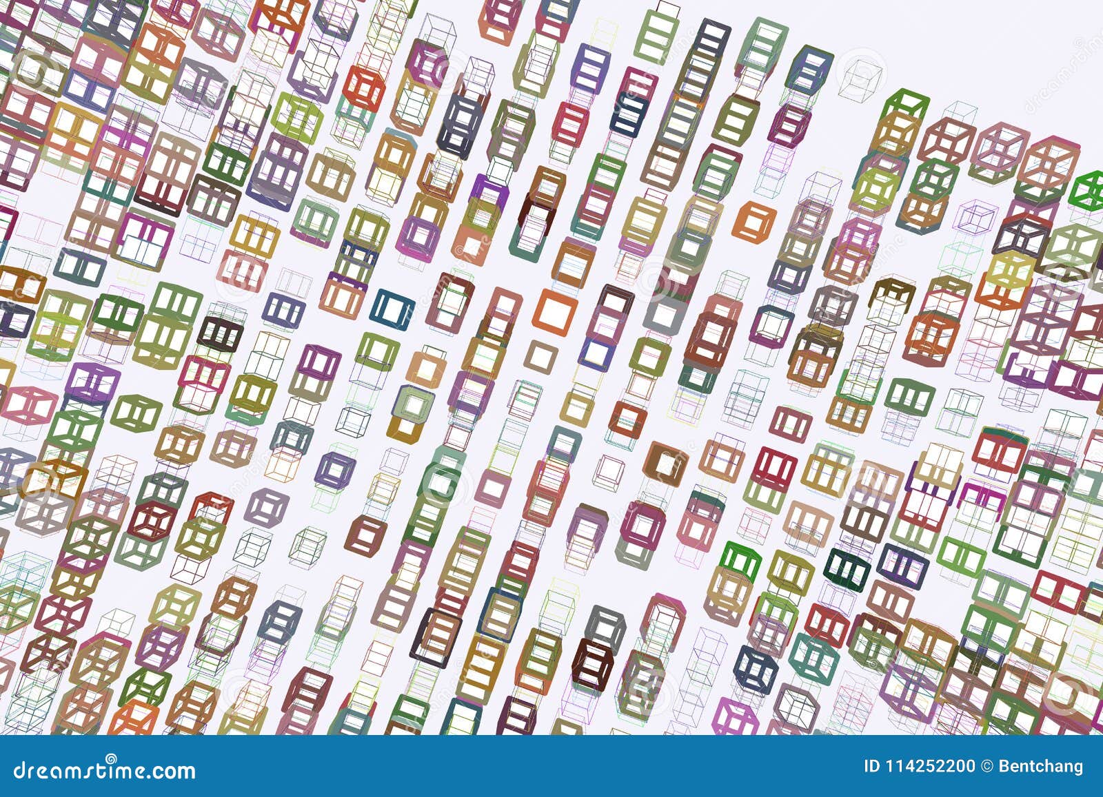 Conceptual Background Square Rectangle Pattern For Design Mosaic Tile Color And Style Stock