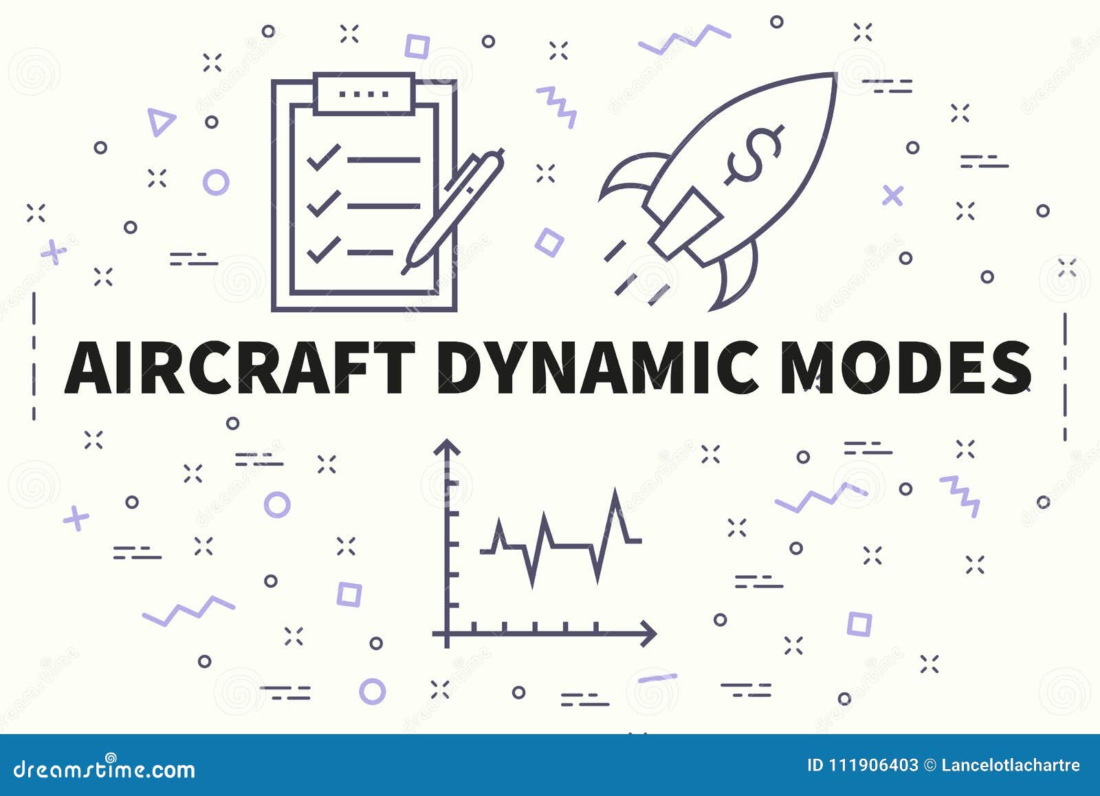 Conceptual Business Illustration with the Words Aircraft Dynamic Stock ...