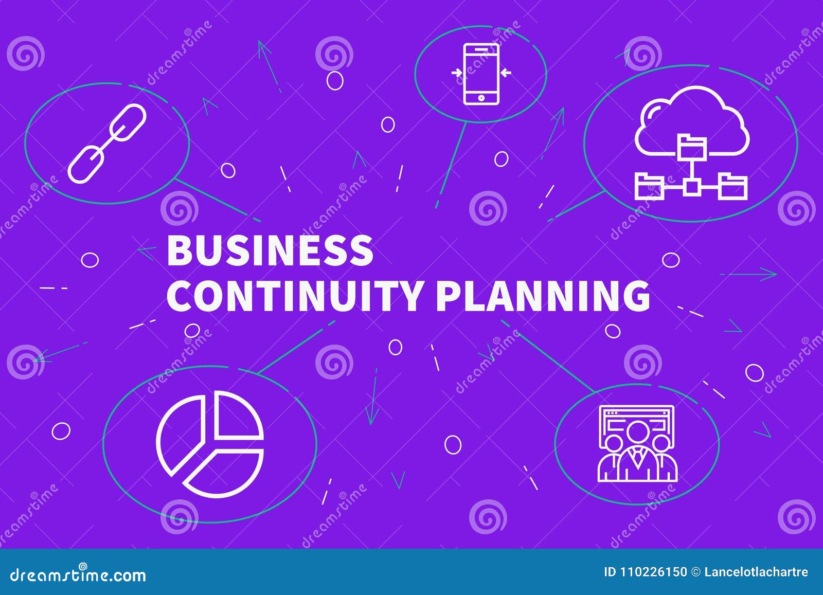 Conceptual Business Illustration with the Words Business Continuity ...