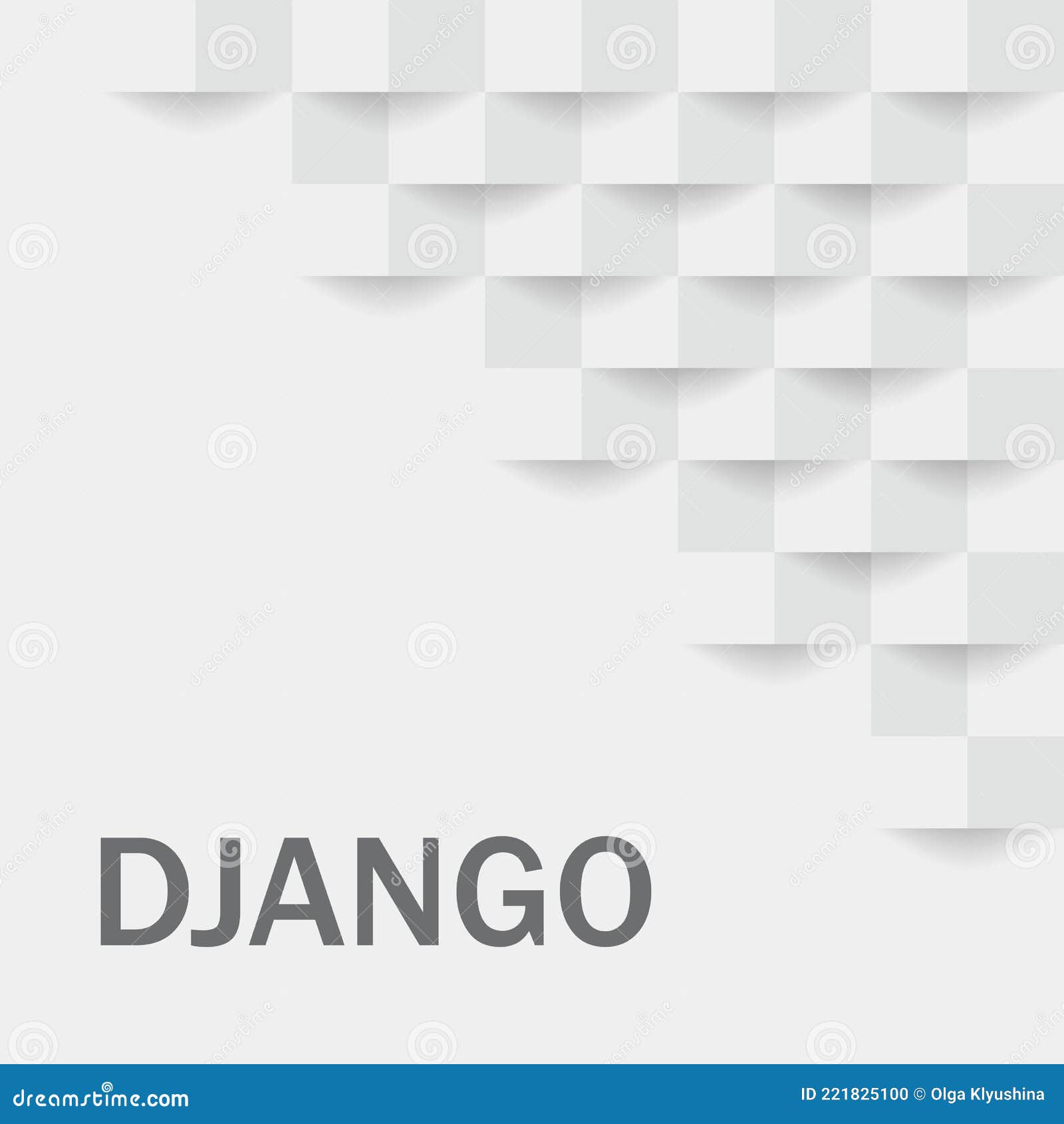 Conceptual Business Illustration with the Words Django. Learn Django ...