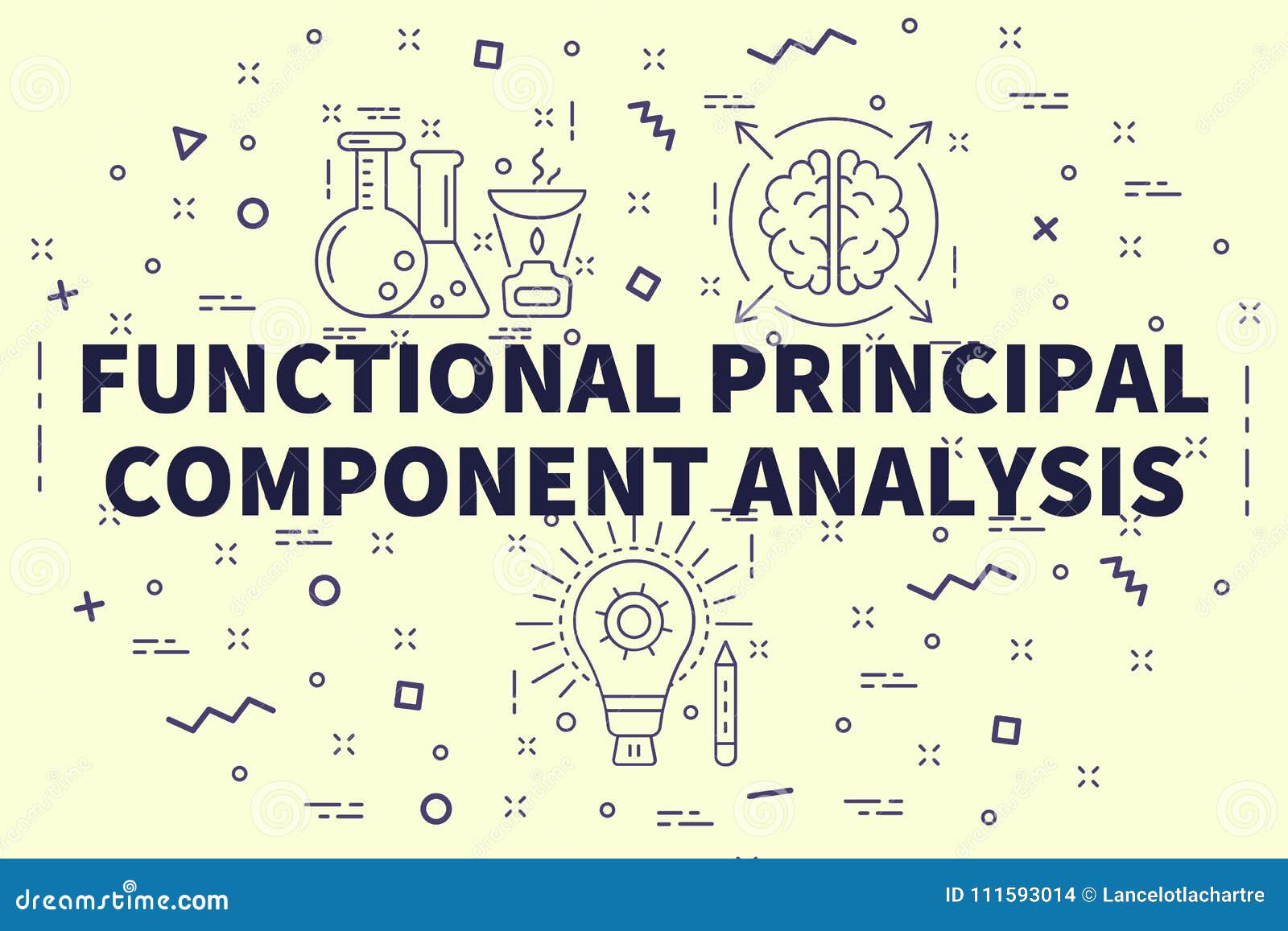 Conceptual Business Illustration with the Words Functional Principal ...