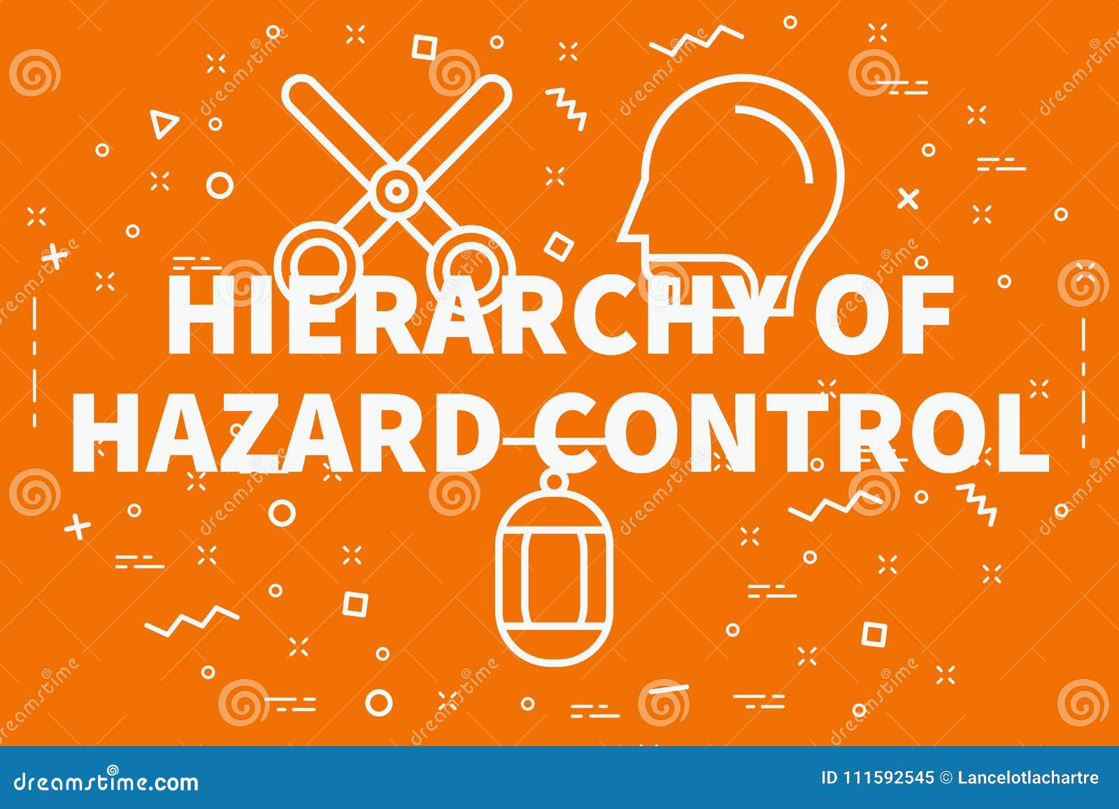 Conceptual Business Illustration with the Words Hierarchy of Hazard ...