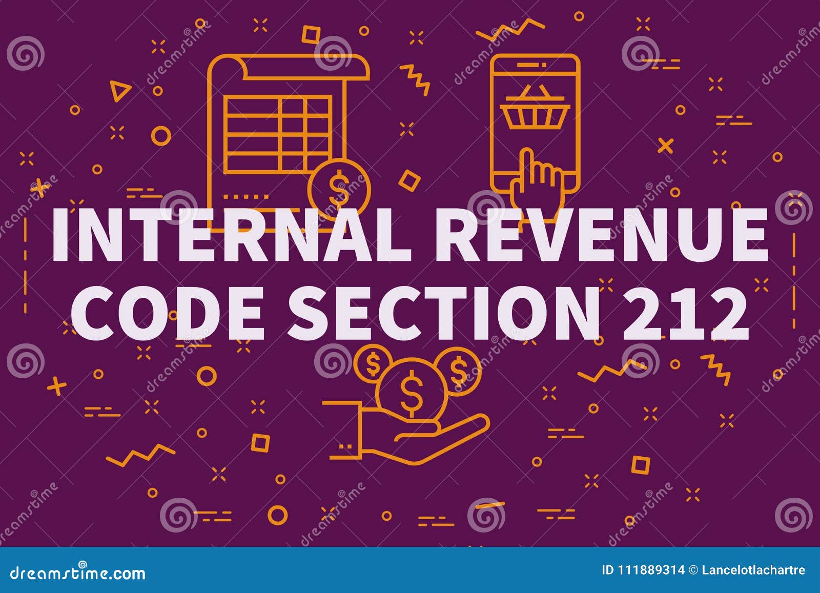 IRC, Internal Revenue Code. Concept With Keywords, People And Icons ...