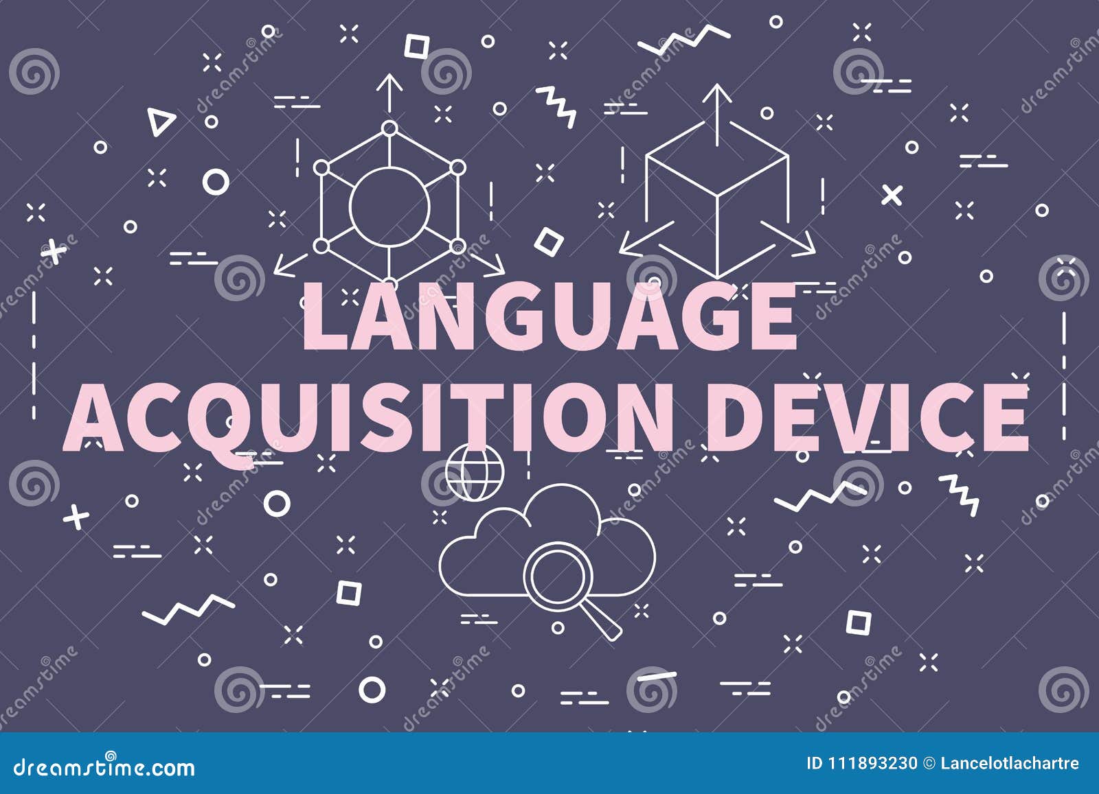 Conceptual Business Illustration with the Words Language Acquisition ...