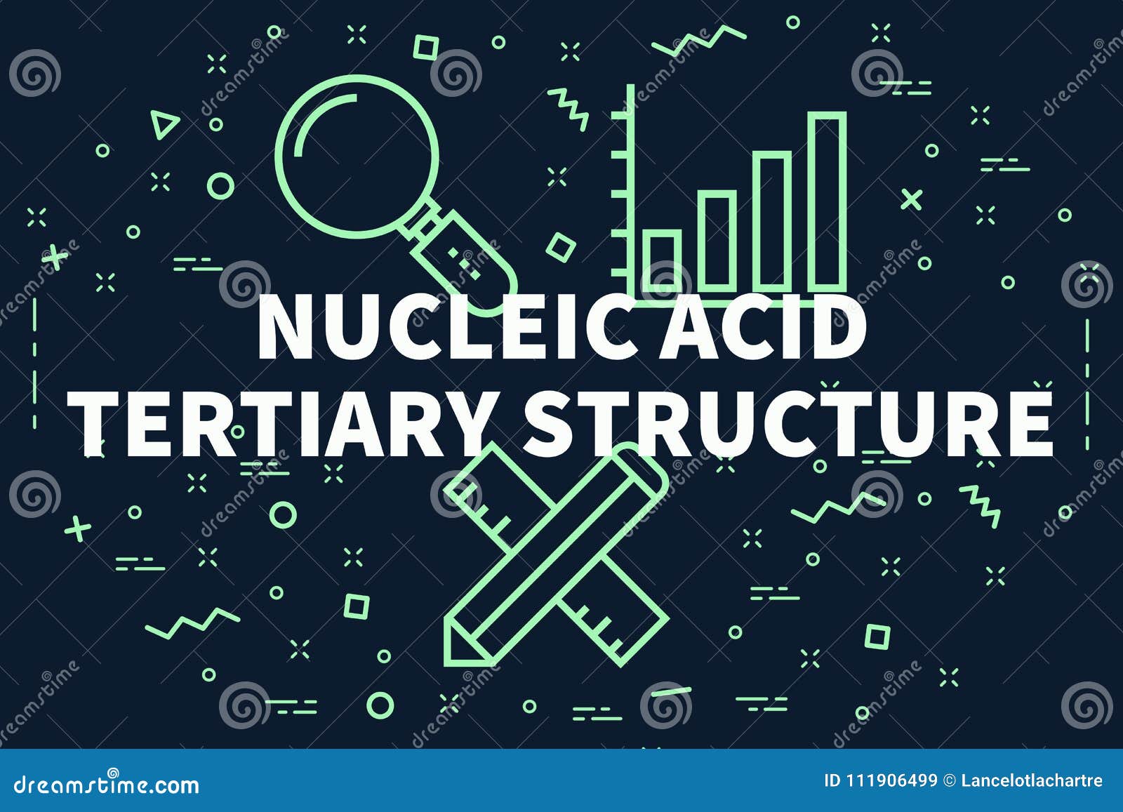 Nucleic Acid Amplification - PCR Testing Process - Illustration Cartoon ...