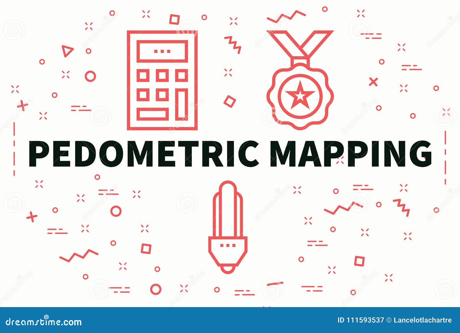 Conceptual Business Illustration with the Words Pedometric Mapping ...