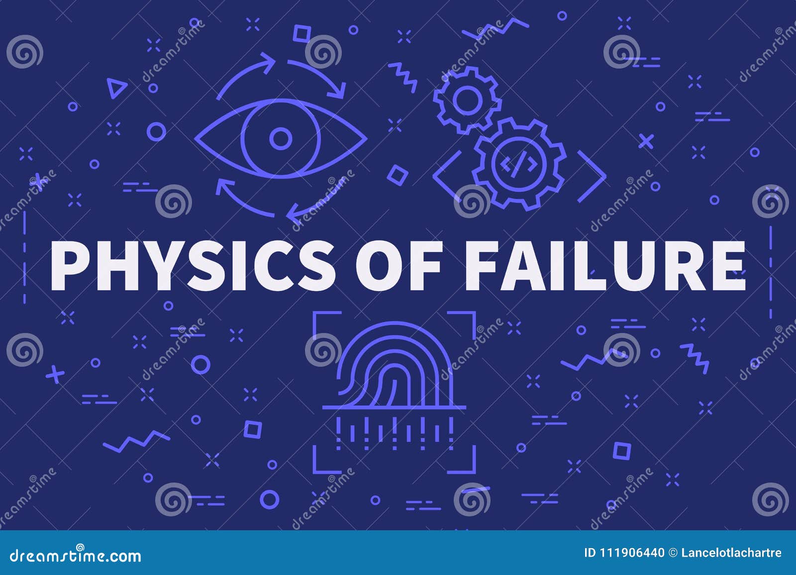 Conceptual Business Illustration with the Words Physics of Failure ...