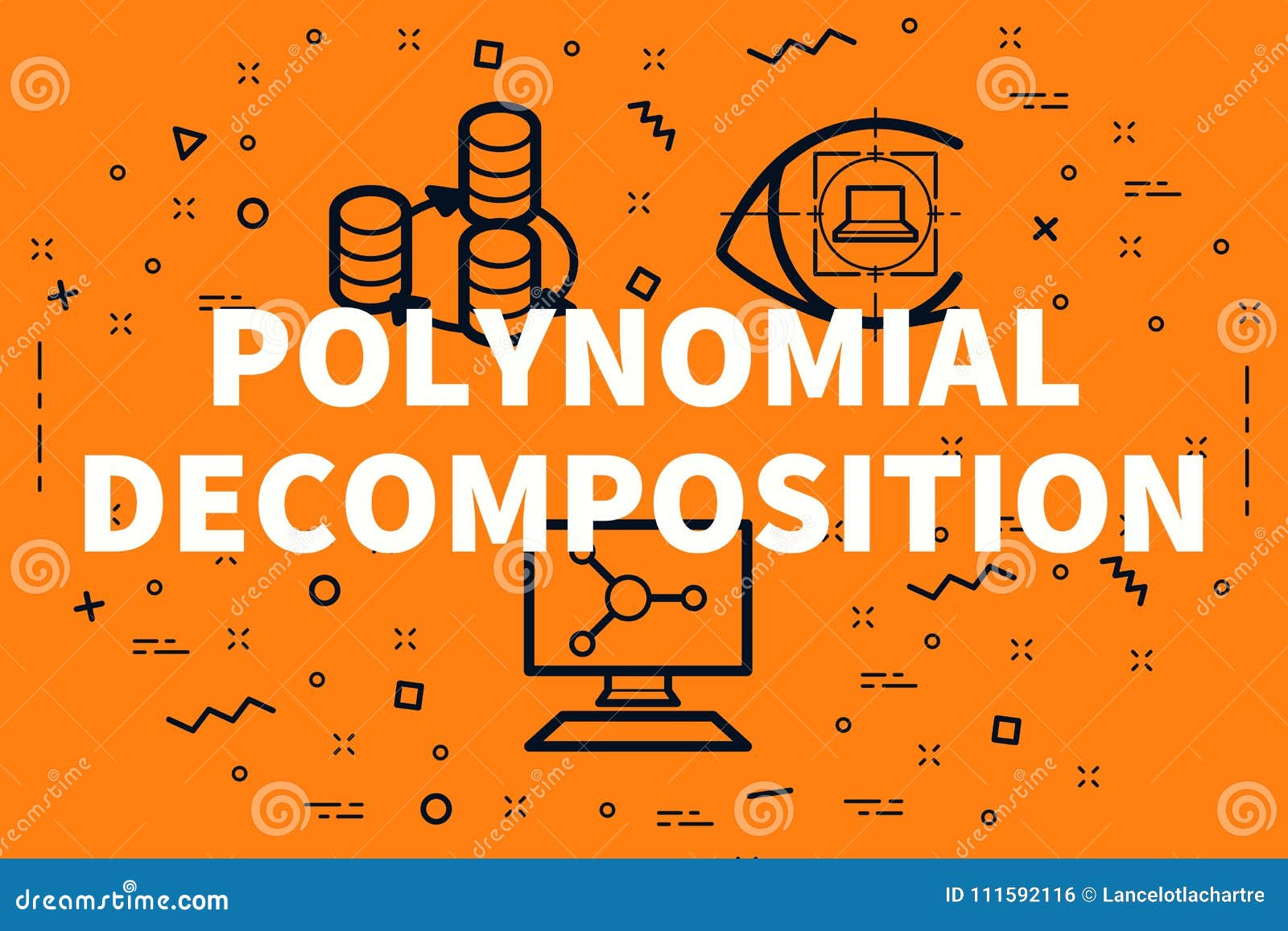 Conceptual Business Illustration with the Words Polynomial ...