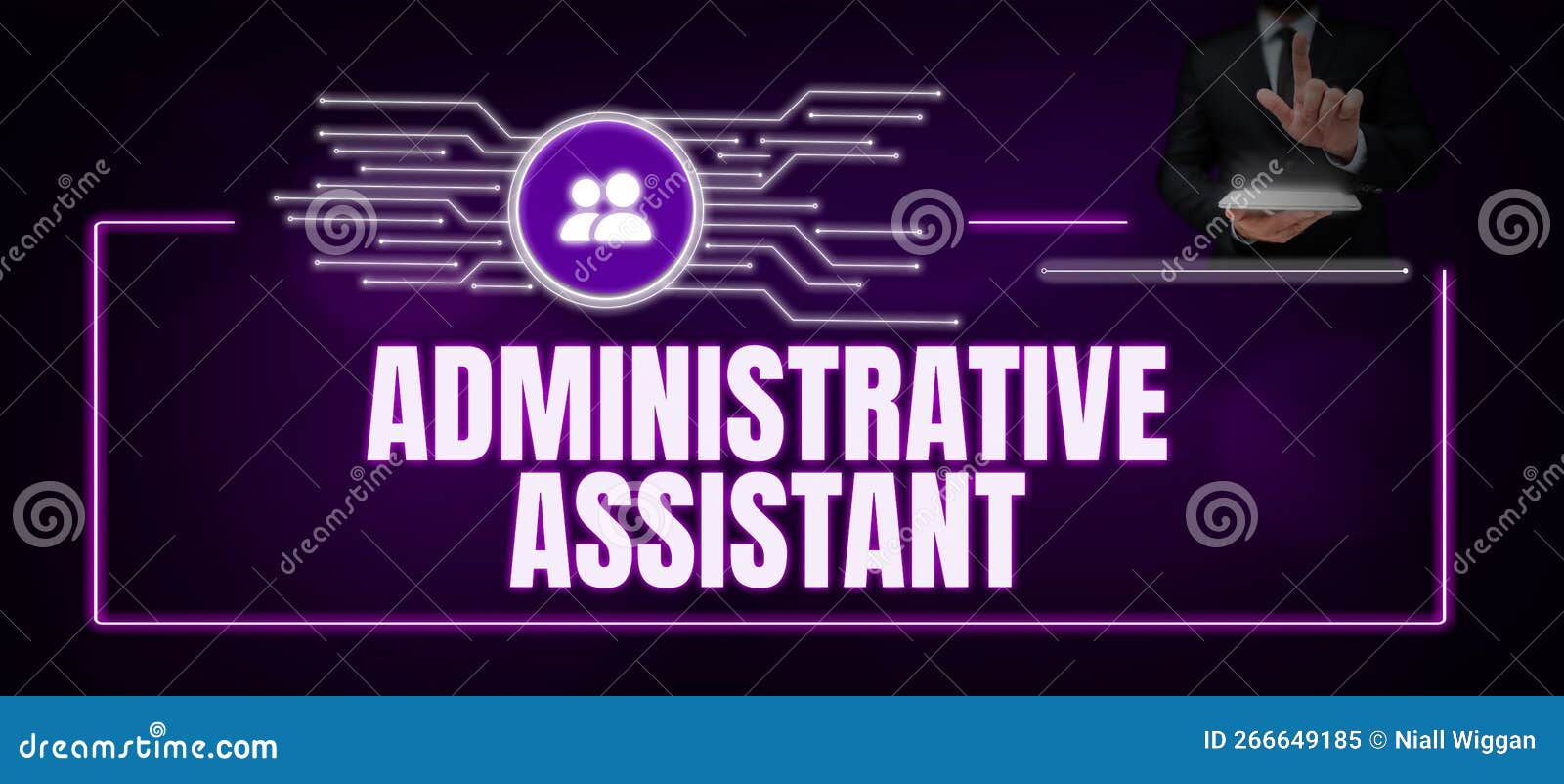 Conceptual Caption Administrative Assistant. Word Written on ... Conceptual Caption Administrative Assistant. Word Written on ...