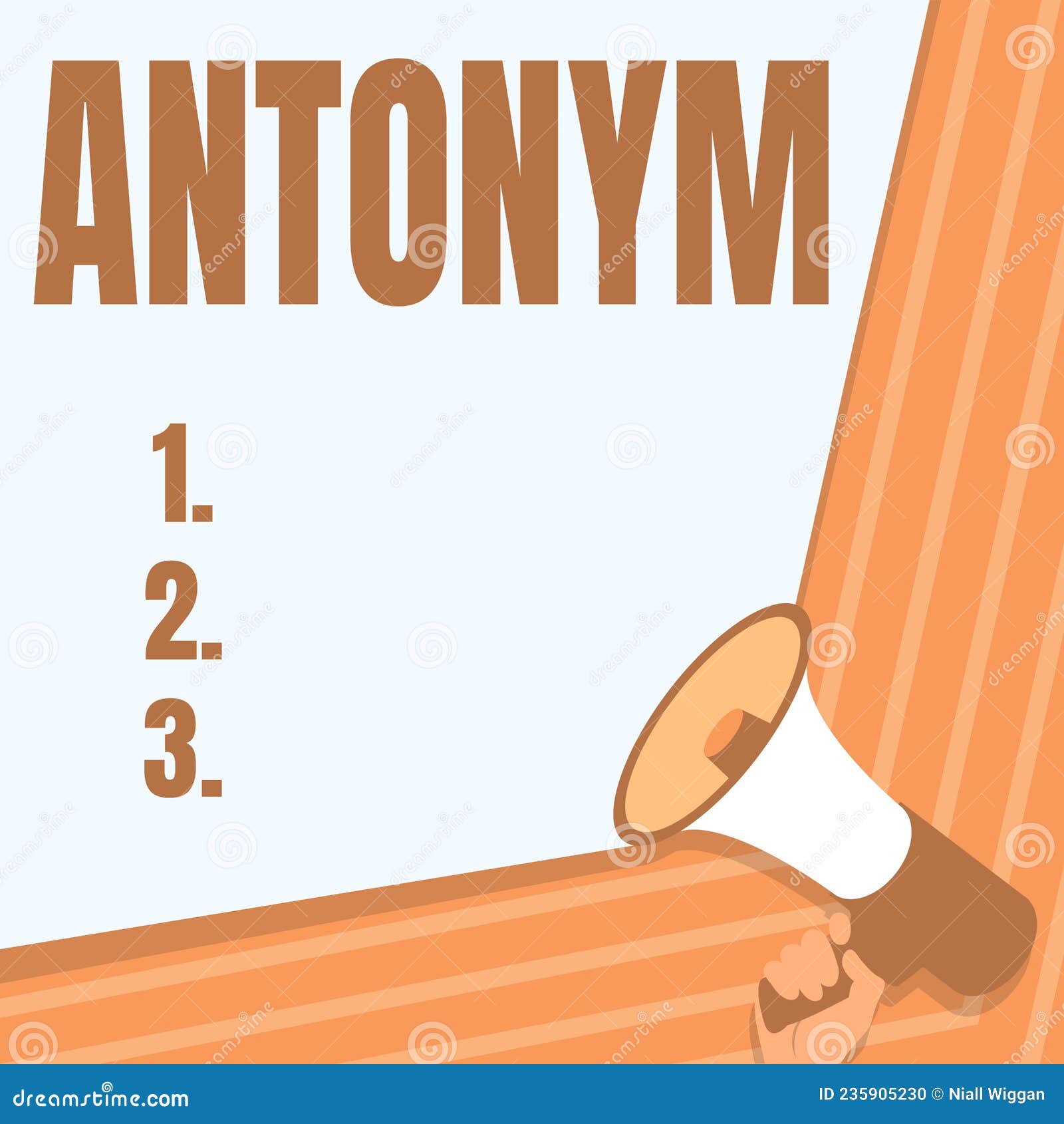 Conceptual Caption Antonym. Word For Word Or Phrase Whose Meaning Is ...