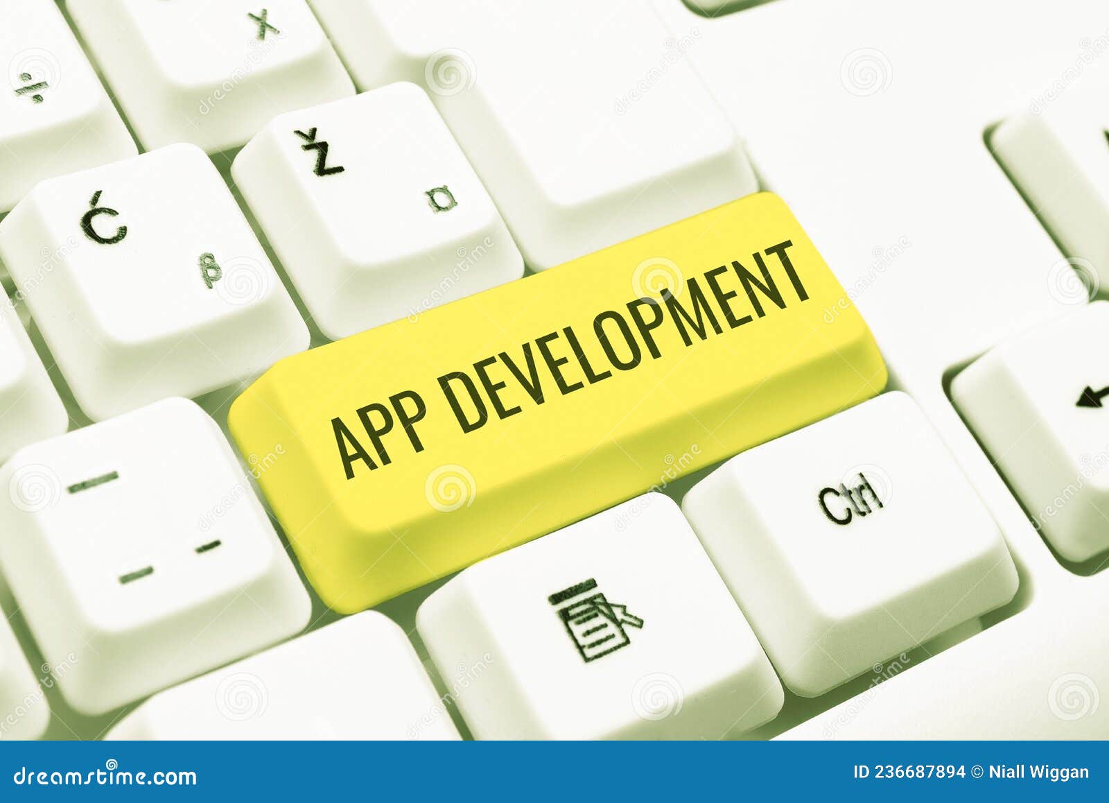 Conceptual Caption App Development. Business Showcase Development ...