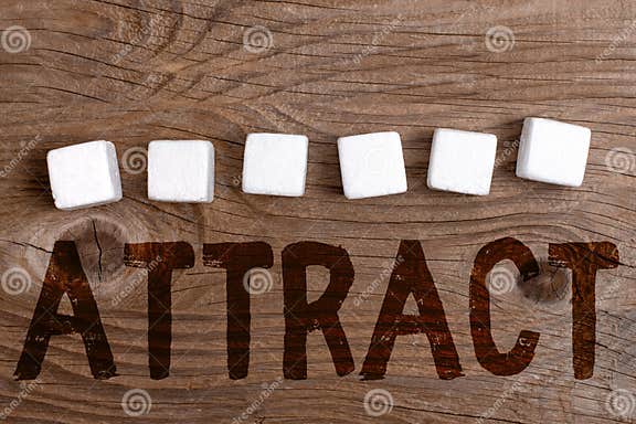 Conceptual Caption Attract. Concept Meaning To Draw by a Physical Force ...