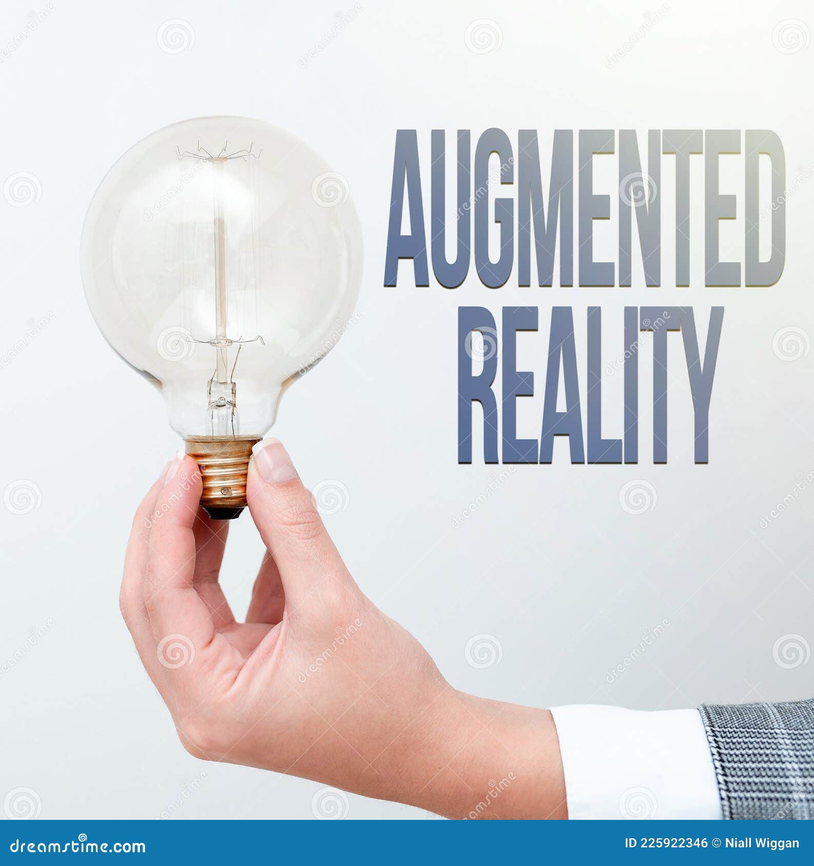 Conceptual Caption Augmented Reality. Business Showcase Interactive ...