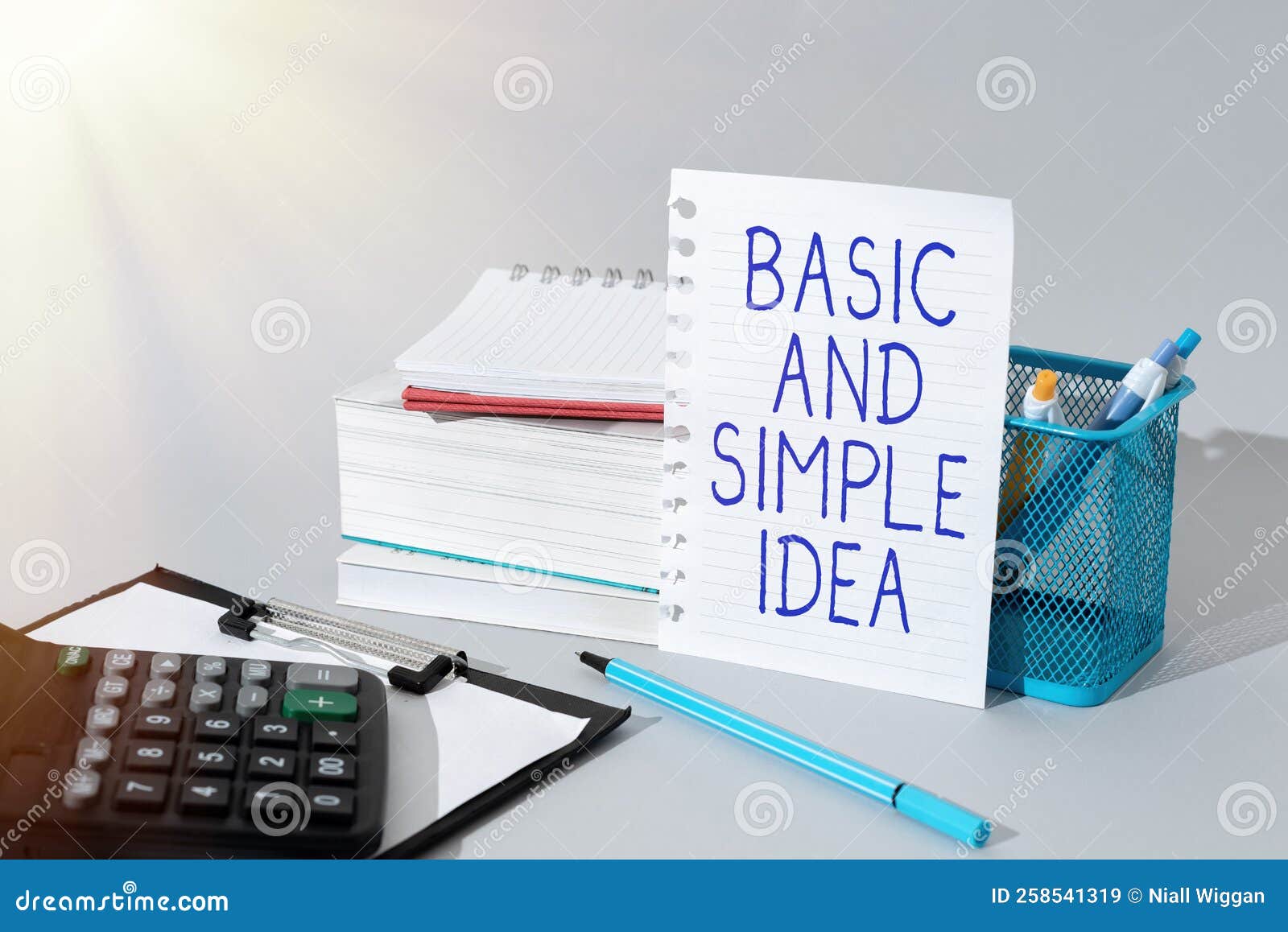 Hand Writing Sign Basic and Simple Idea. Internet Concept Plain Mental ...