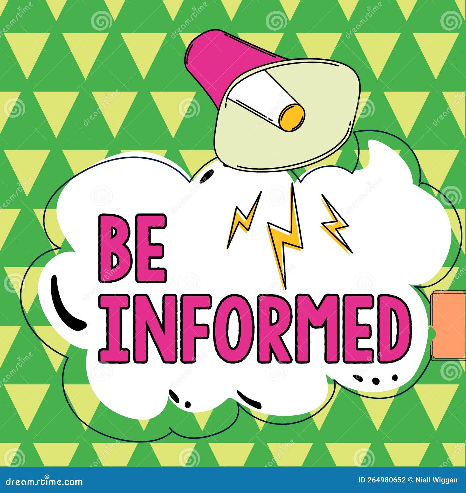 Conceptual Caption Be Informed. Business Idea Having or Showing ...