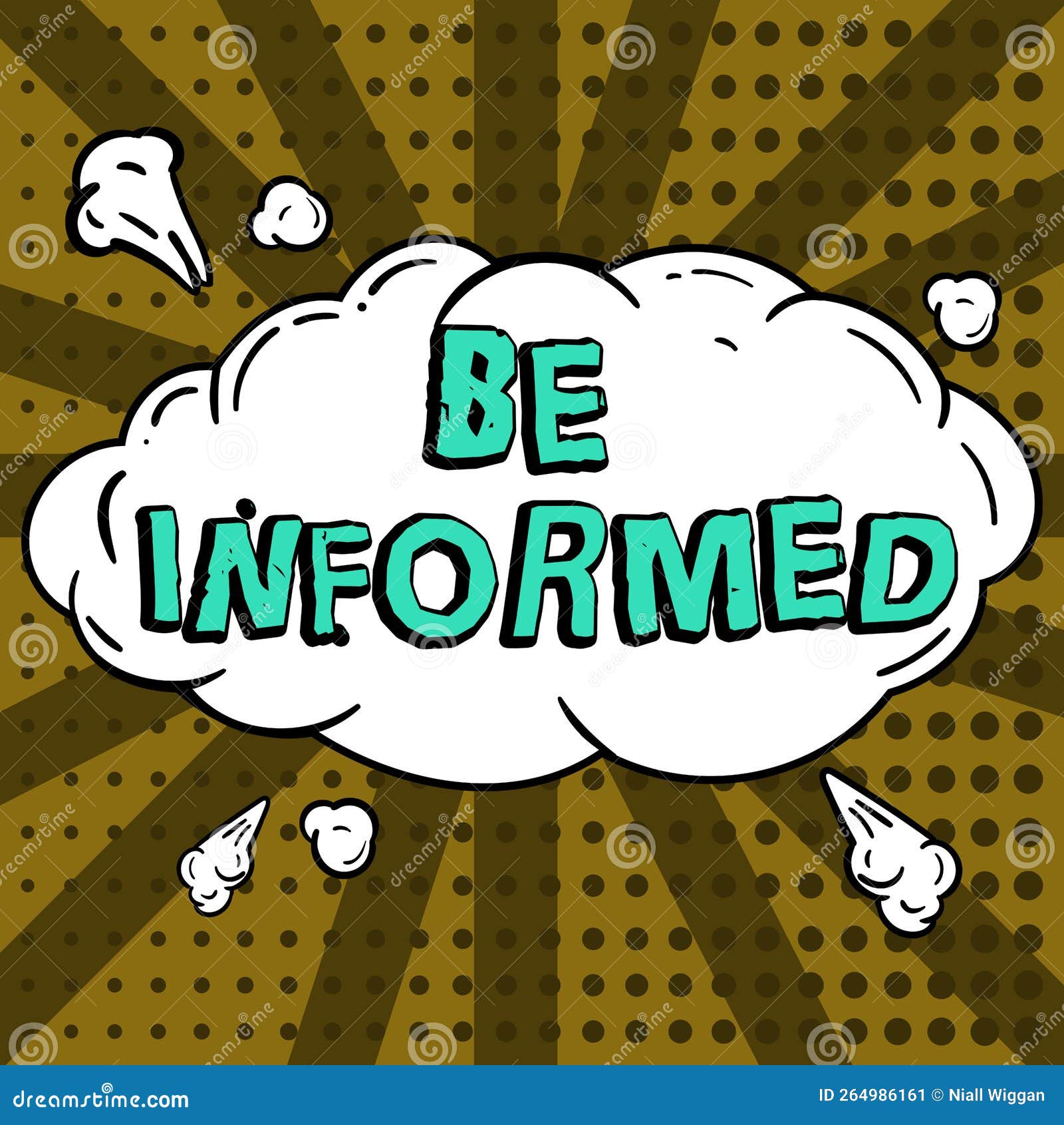 Conceptual Caption Be Informed. Business Idea Having or Showing ...