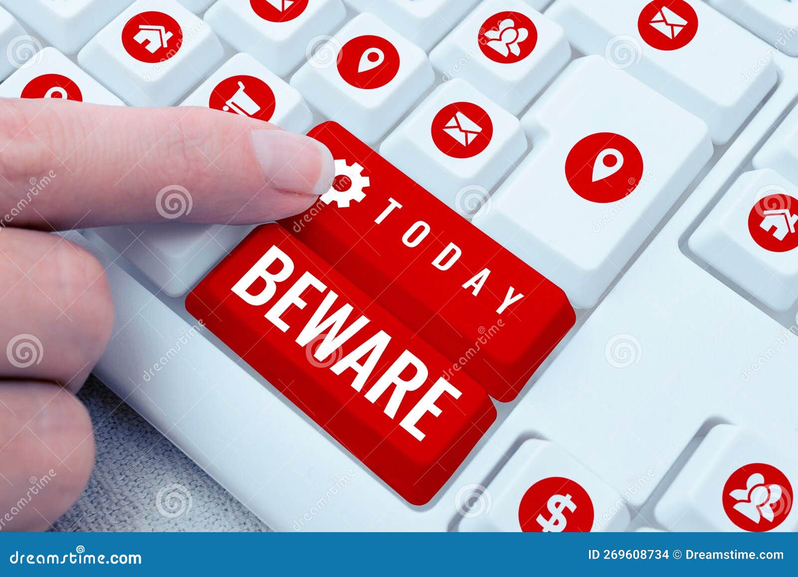 Conceptual Caption Beware. Business Concept Used To Warn Someone To Be ... Conceptual Caption Beware. Business Concept Used To Warn Someone To Be ...