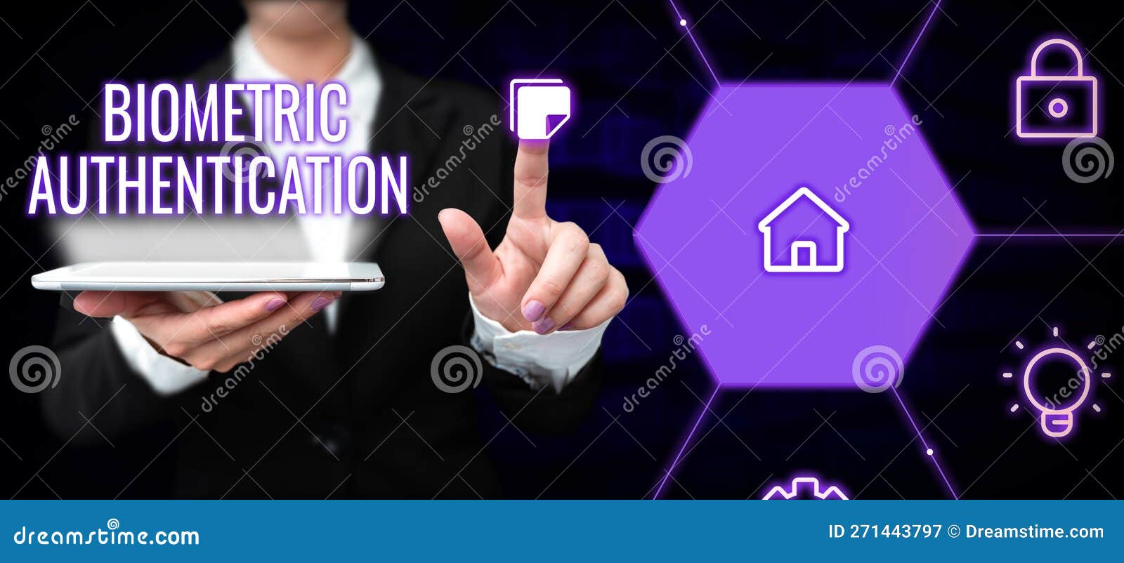 Conceptual Caption Biometric Authentication. Conceptual Photo Identity ...