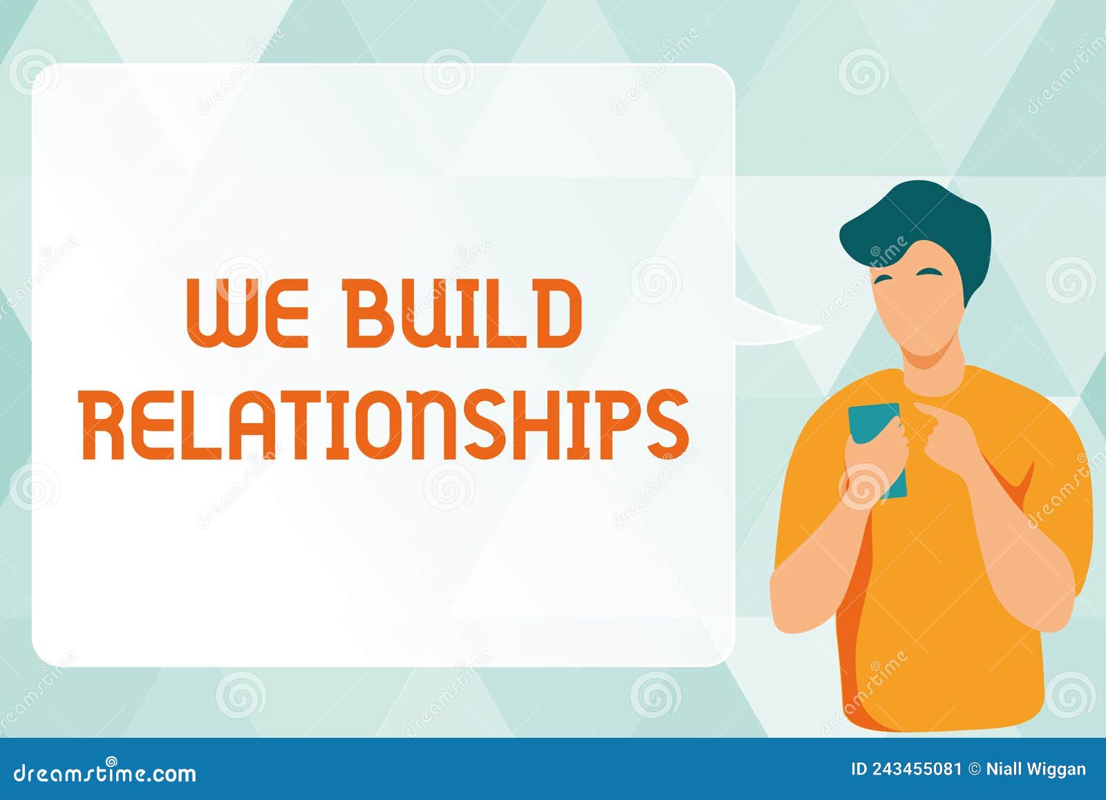Conceptual Caption we Build Relationships. Business Showcase we Build ...