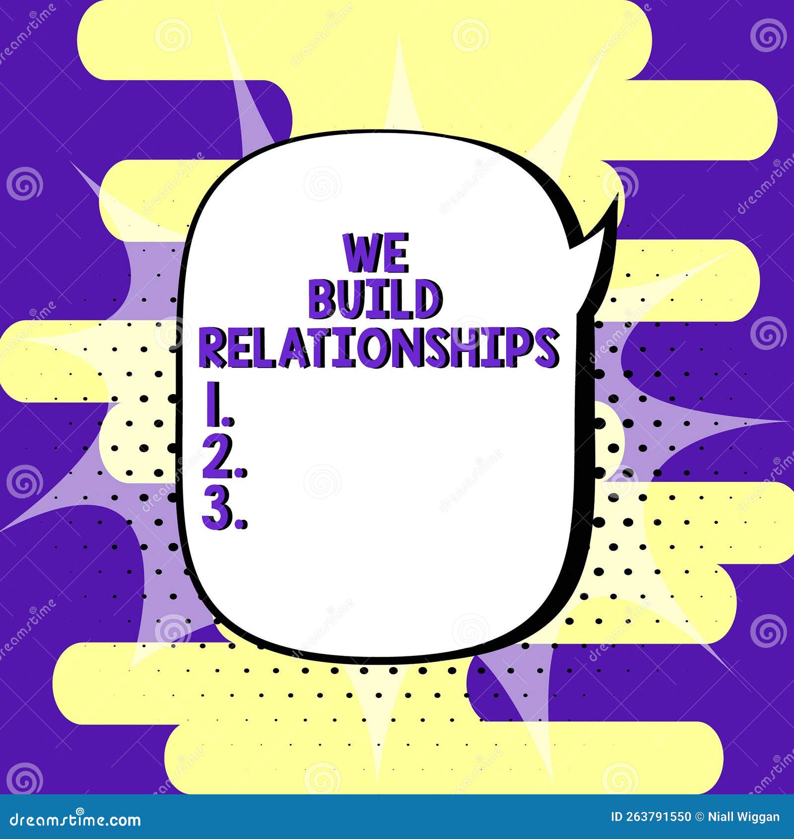 Conceptual Caption we Build Relationships. Word Written on Developing ...