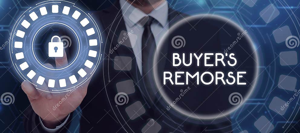 Conceptual Caption Buyer S Remorse. Business Approach a Feeling of ... Conceptual Caption Buyer S Remorse. Business Approach a Feeling of ...