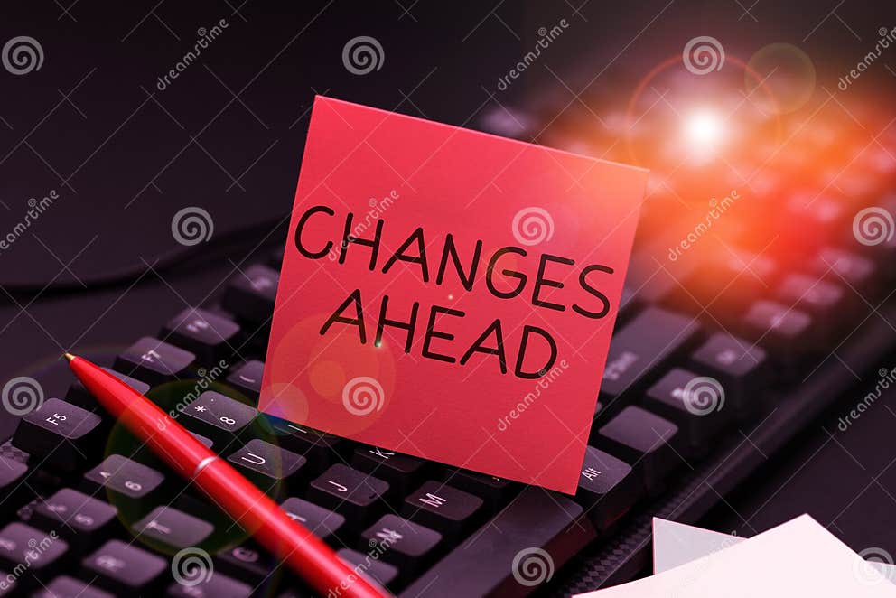 Conceptual Caption Changes Ahead. Business Approach To Replace with or ...