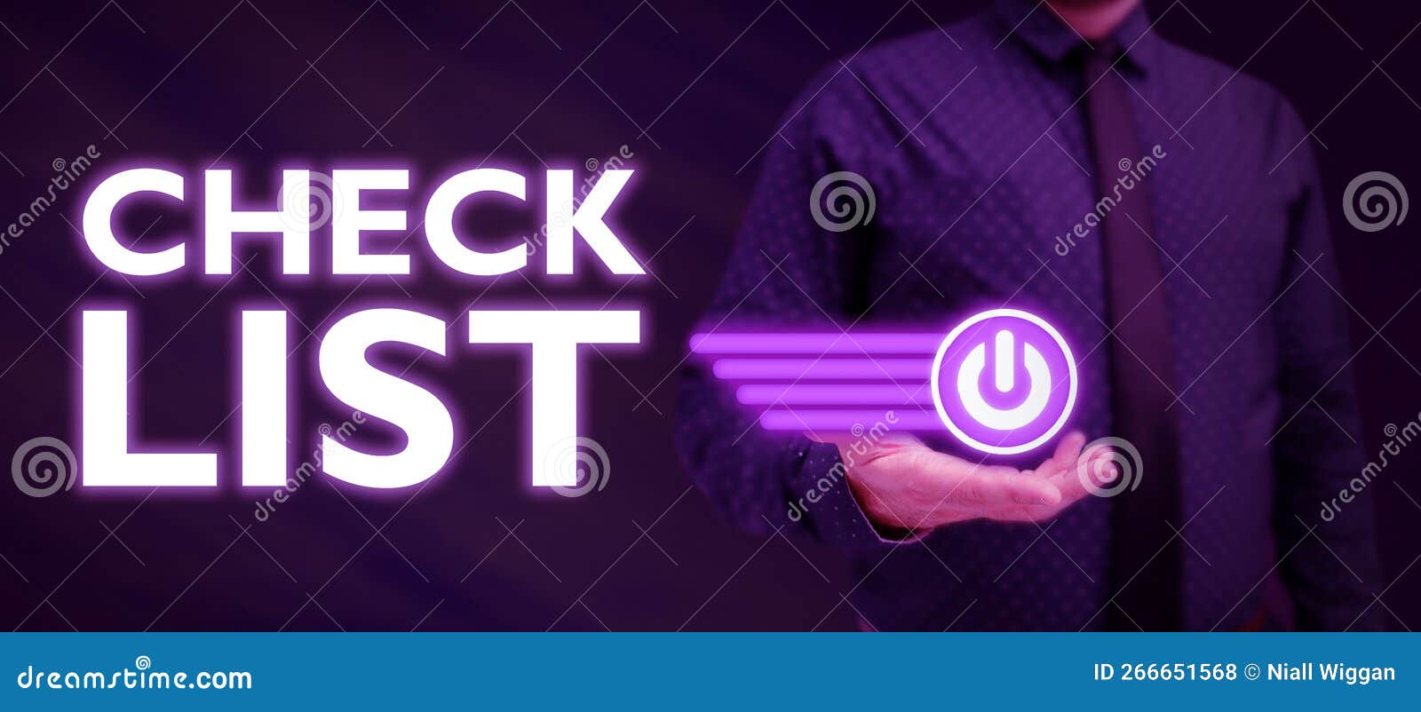 Conceptual Caption Check List. Word for Items Required Things To Be ...