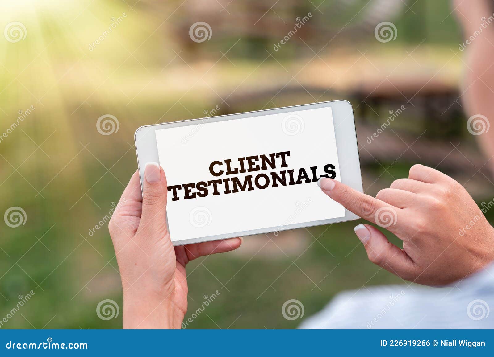 Conceptual Display Client Testimonials. Business Showcase Written ...
