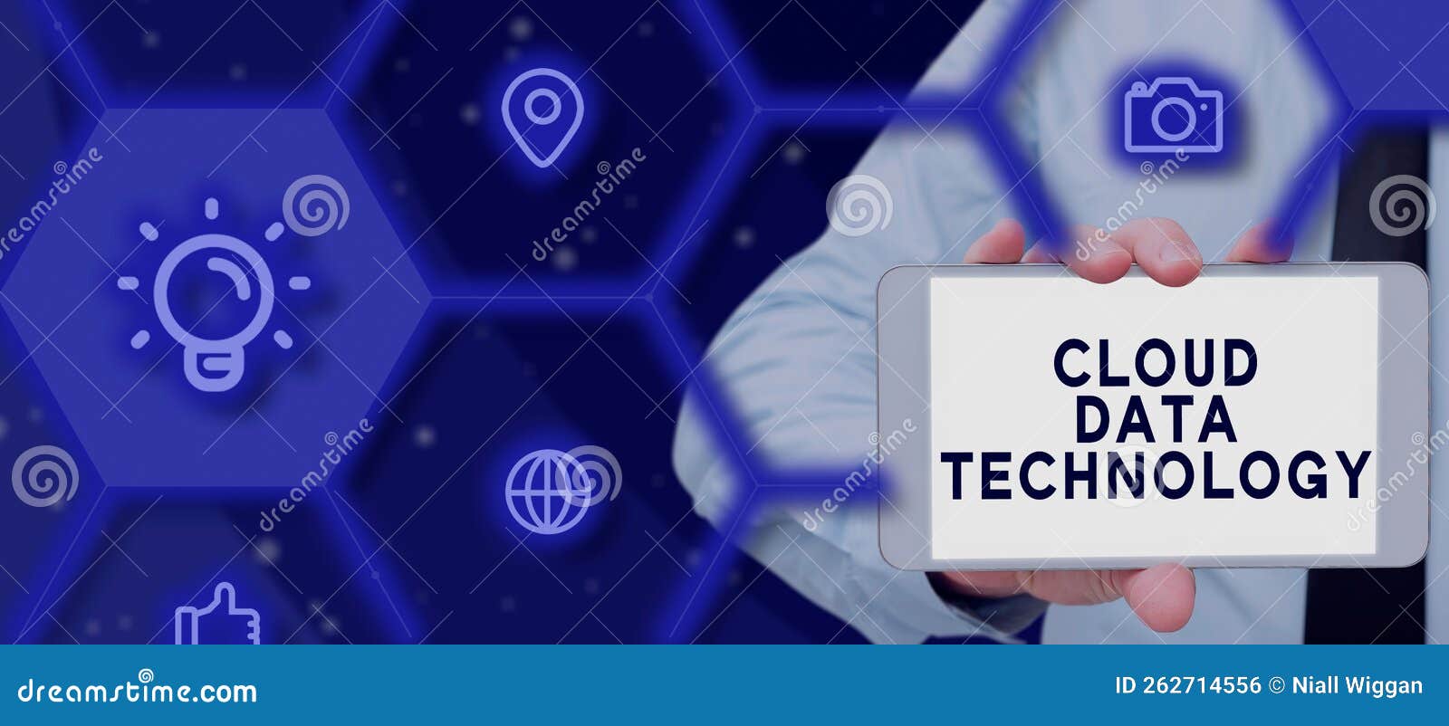 Conceptual Caption Cloud Data Technology. Concept Meaning Save and ...