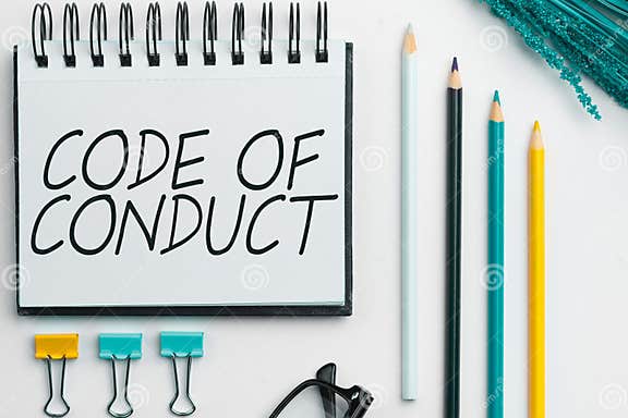Conceptual Caption Code of Conduct. Concept Meaning Ethics Rules Moral ...