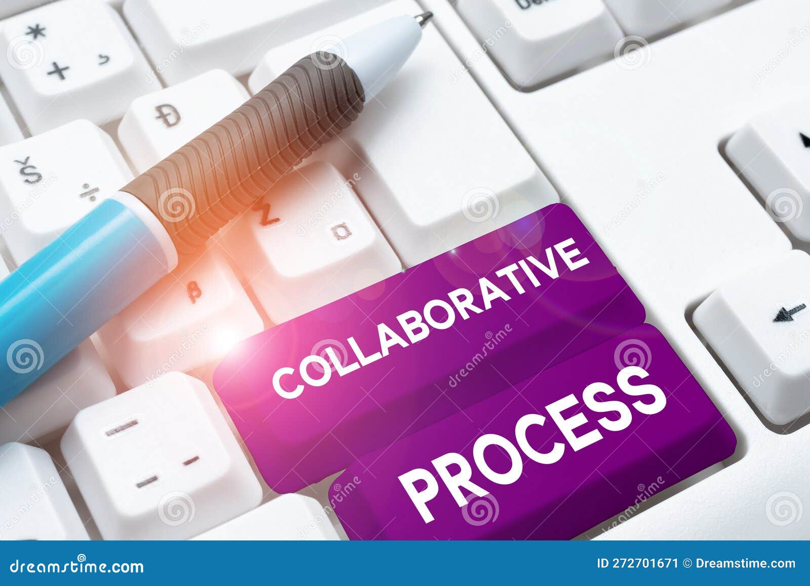 Conceptual Caption Collaborative Process. Business Approach People and ...