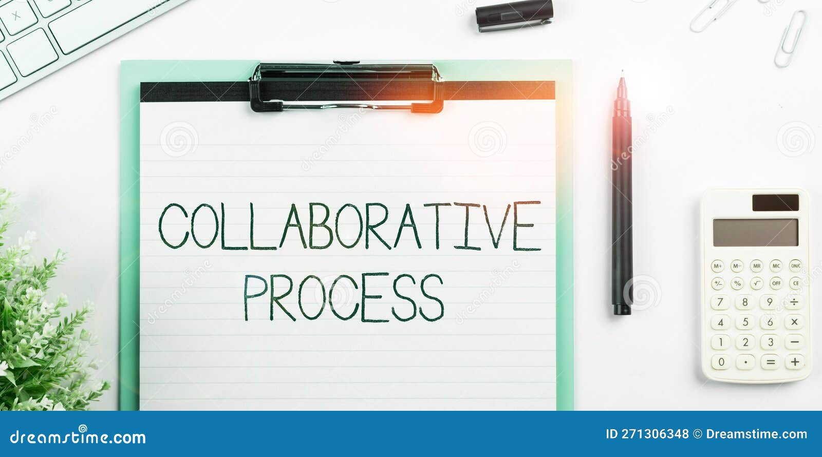 Conceptual Display Collaborative Process. Business Idea People and ...