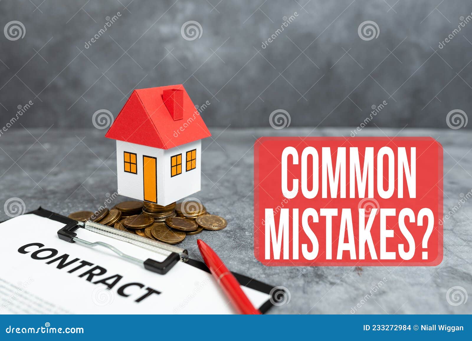 Hand Writing Sign Common Mistakes Question. Concept Meaning Repeat Act ...