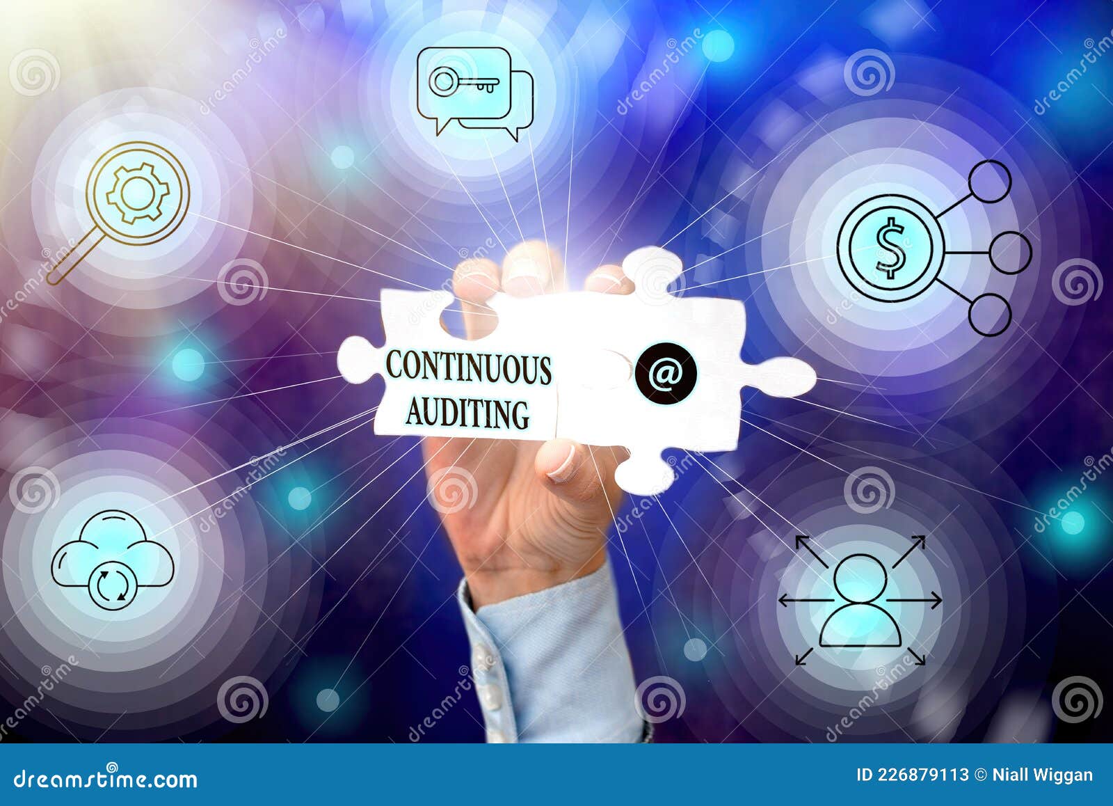 Conceptual Caption Continuous Auditing. Business Concept Internal ...