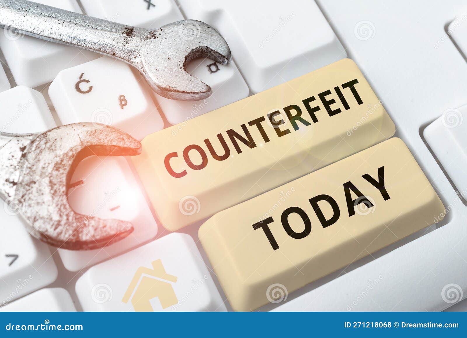 Conceptual Caption Counterfeit. Business Overview Made in Imitation of ...