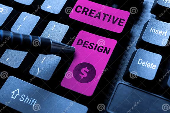 Conceptual Caption Creative Design. Business Idea Subset of Visual ...