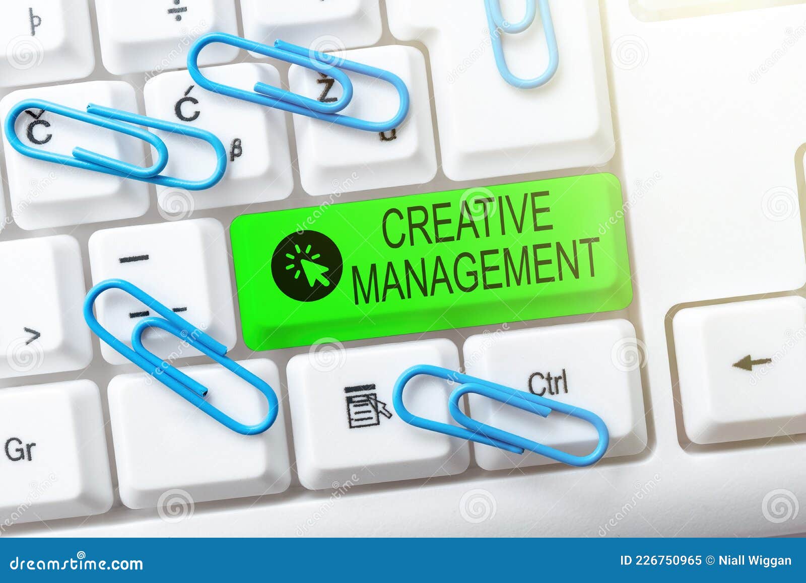 Conceptual Caption Creative Management. Word for Managing of Creative ...