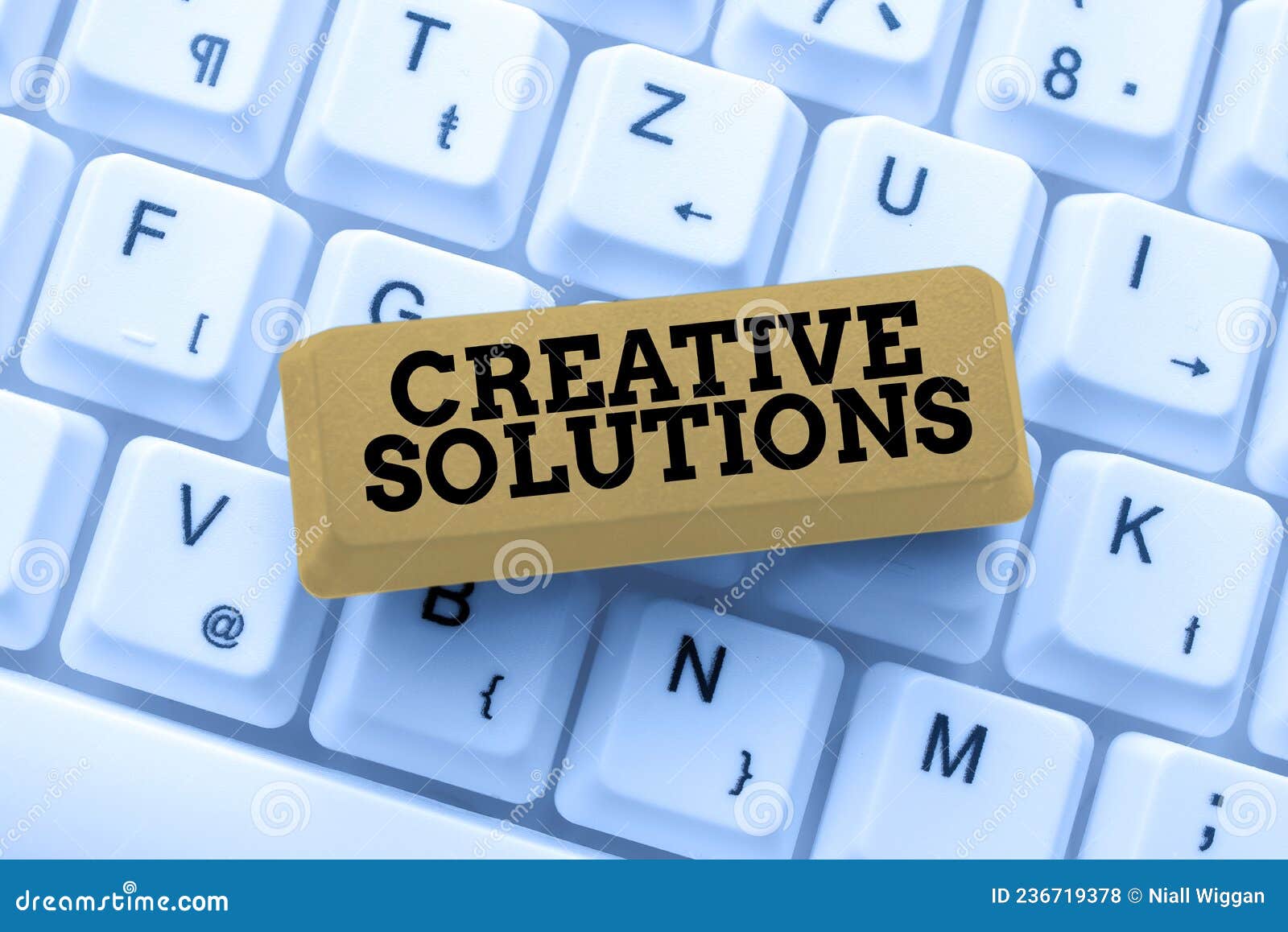 Text Sign Showing Creative Solutions. Word Written on Original and ...